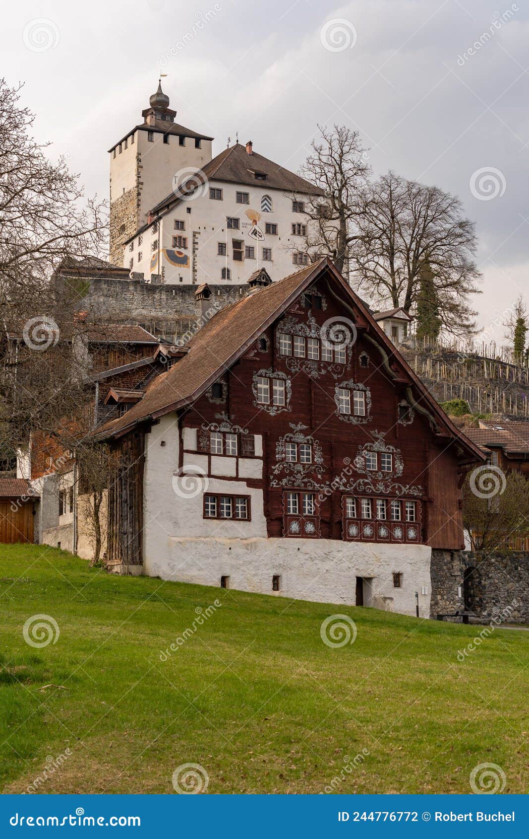 Werdenberg Castle in Buchs in Switzerland Editorial Photography - Image ...