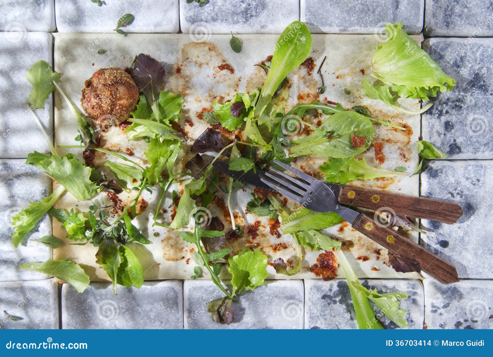 Were Leftovers after a Meal Stock Photo - Image of clean, meat: 36703414