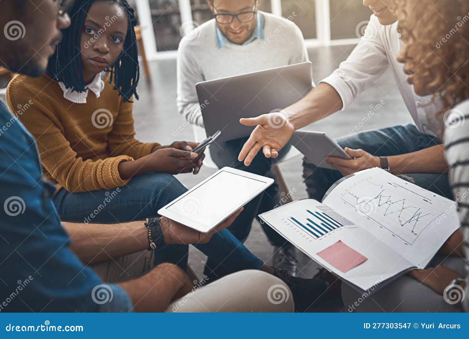 Were always Looking for Ways To Be Better. Colleagues Having a ...