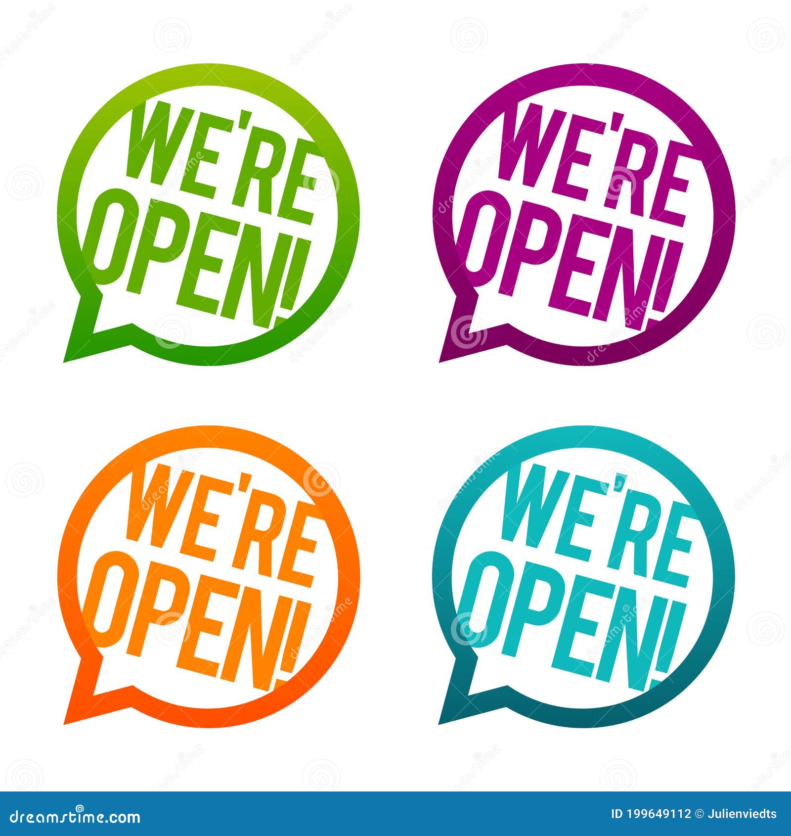 Were Open Round Buttons on White Background Stock Illustration ...