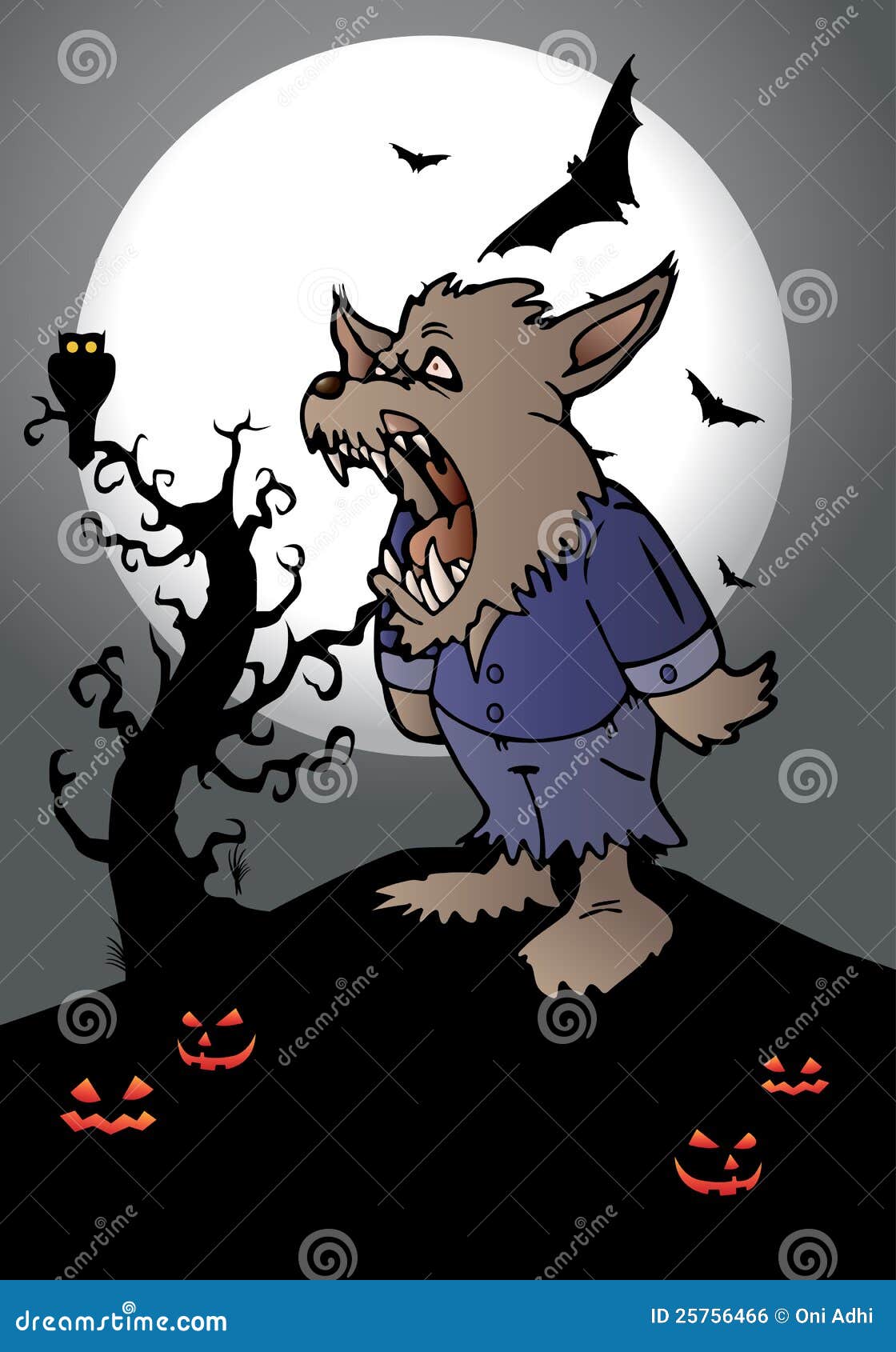 Were Wolf In Town Stock Photo | CartoonDealer.com #26797980