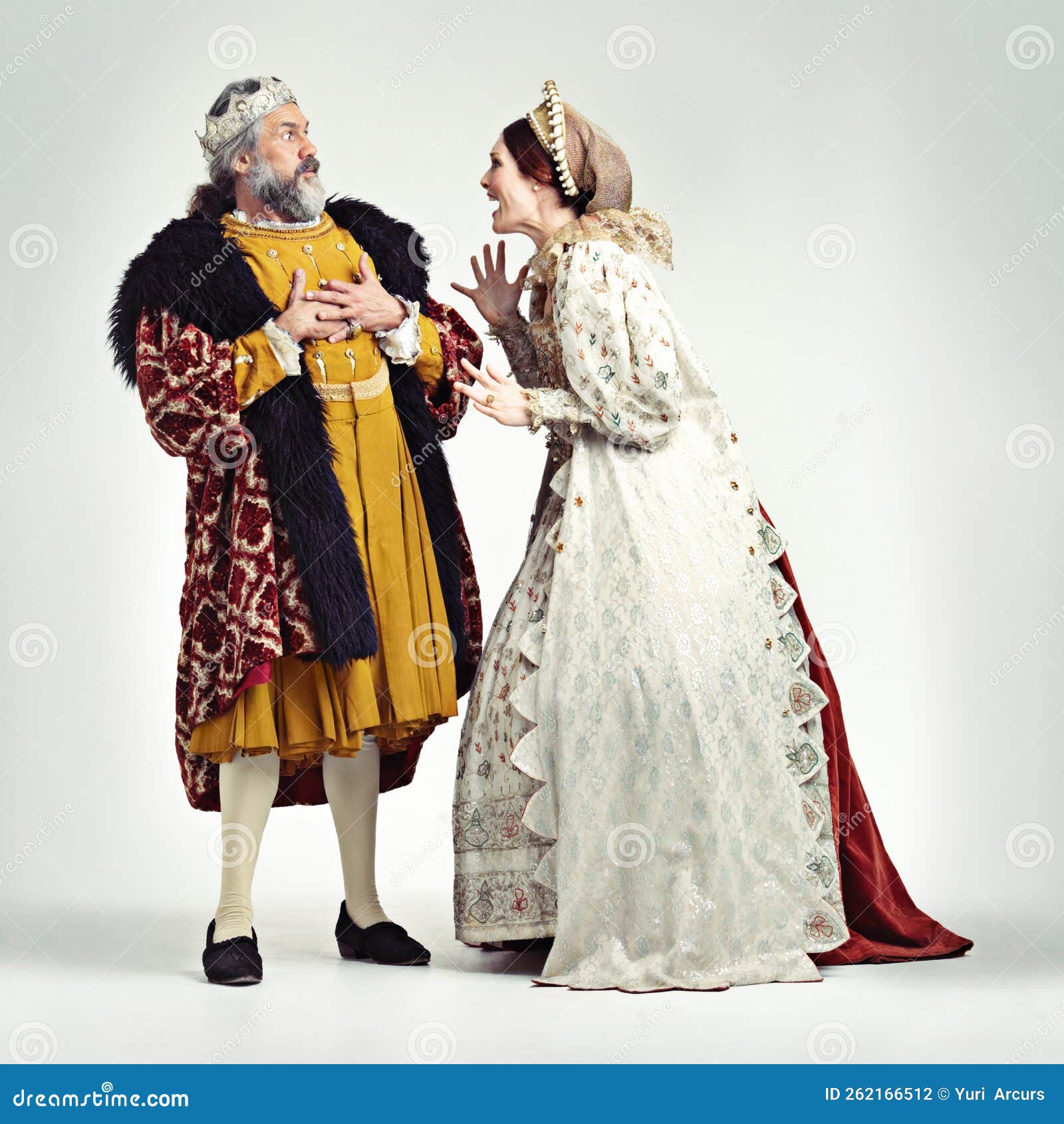 Were You always this Shrill Mlady. Studio Shot of a King and Queen ...