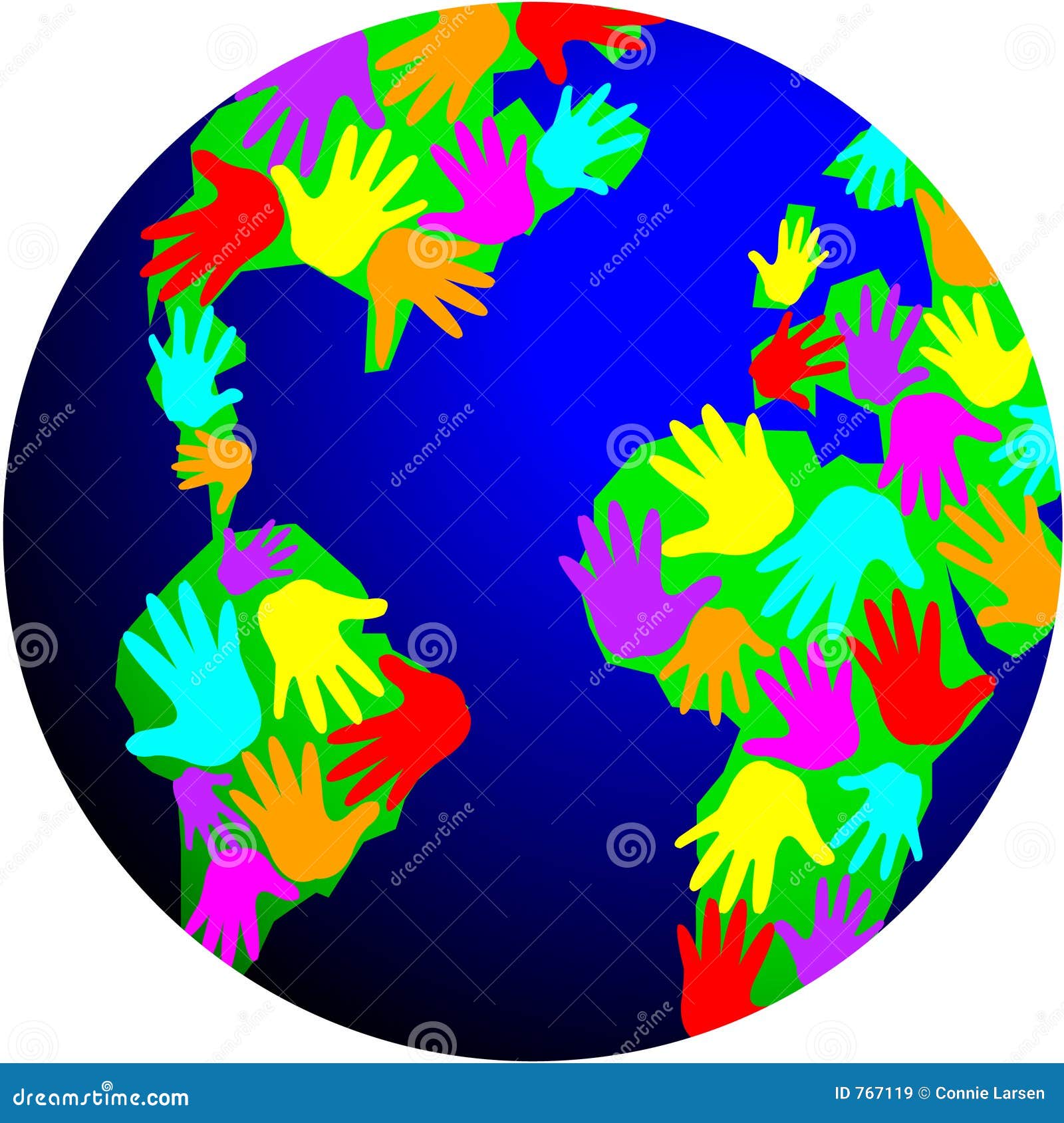 Wereld van Diversiteit stock illustratie. Illustration of conceptueel ...