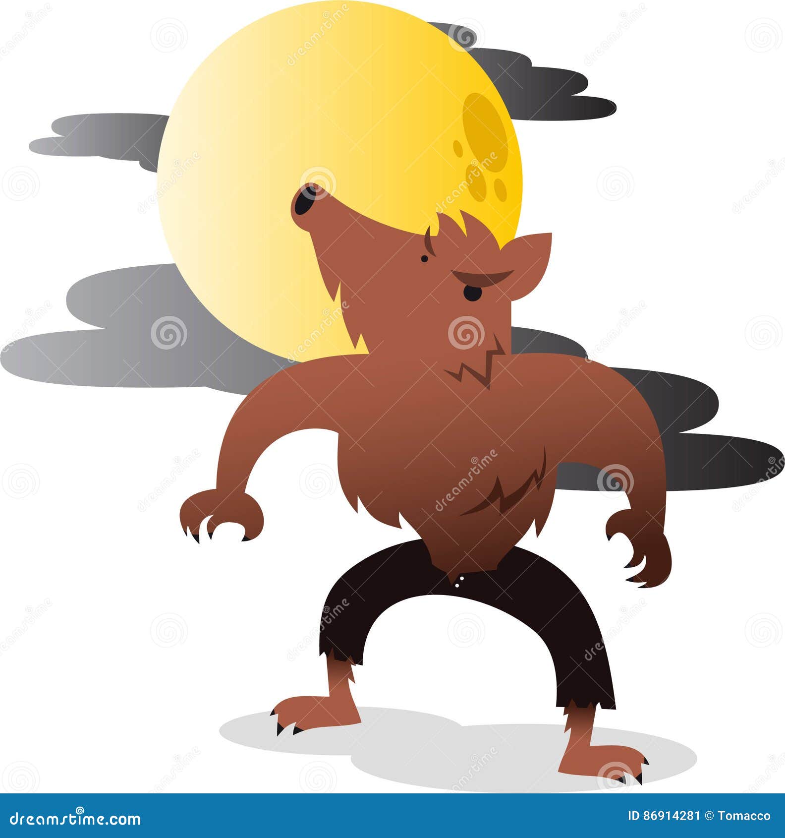 Werewolf Howling Stock Photography | CartoonDealer.com #27052232