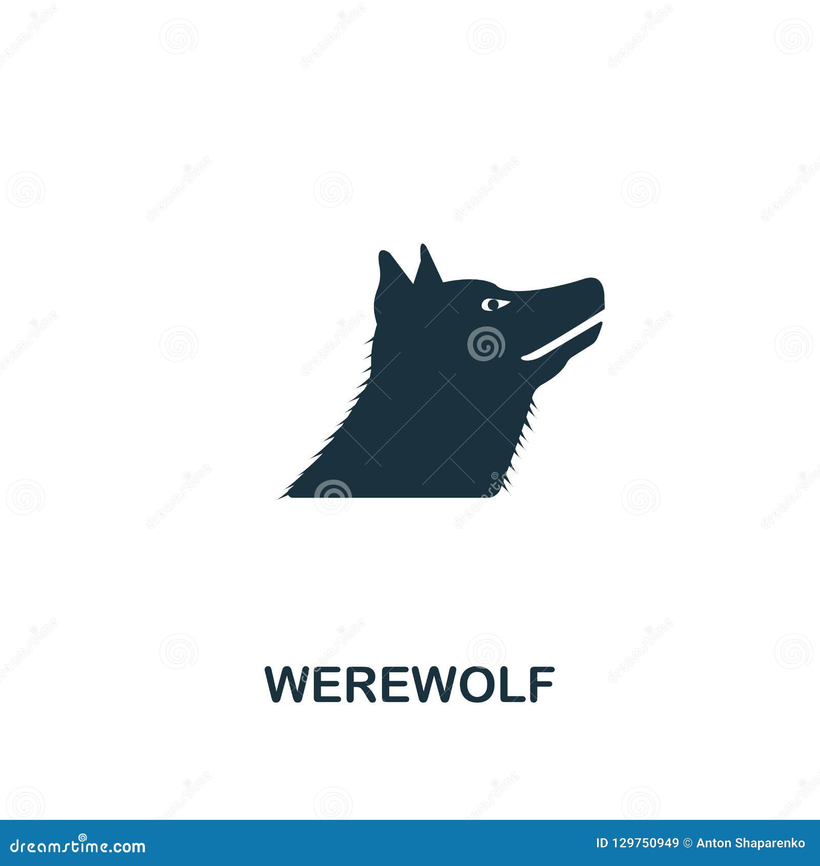 Werewolf Icon. Premium Style Design from Halloween Icon Collection. UI ...
