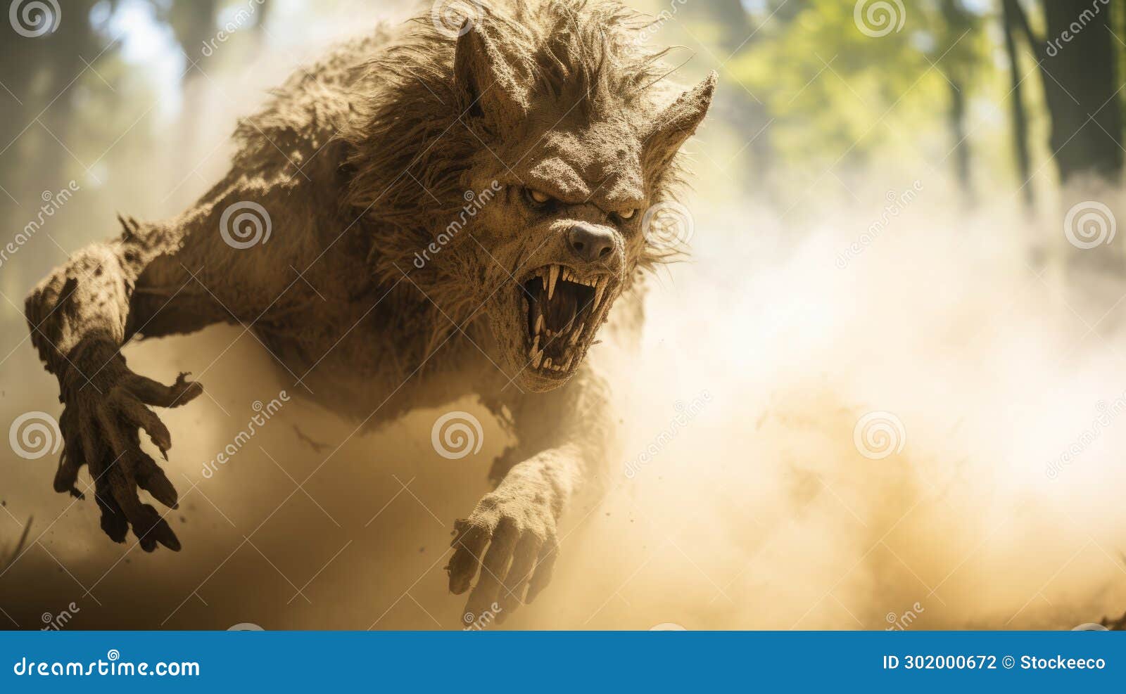 The Enigmatic Werewolf: a Captivating Blend of Nature and Myth Stock ...