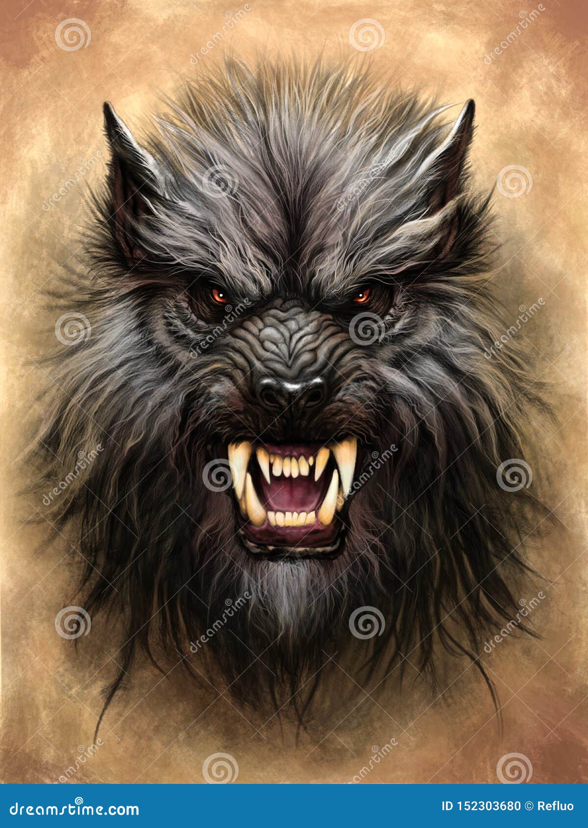 Werewolf Stock Illustrations – 8,727 Werewolf Stock Illustrations ...