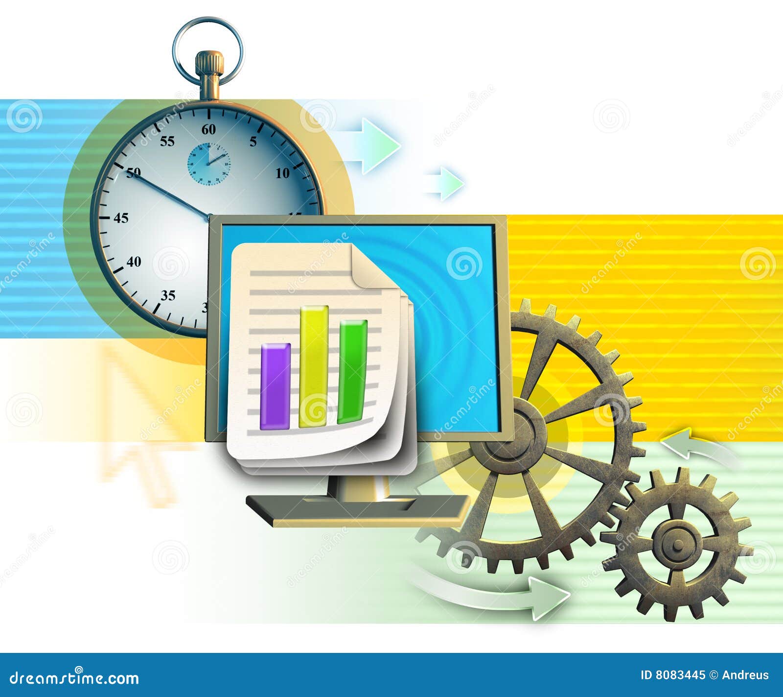 Werkschema stock illustratie. Illustration of illustratie - 8083445