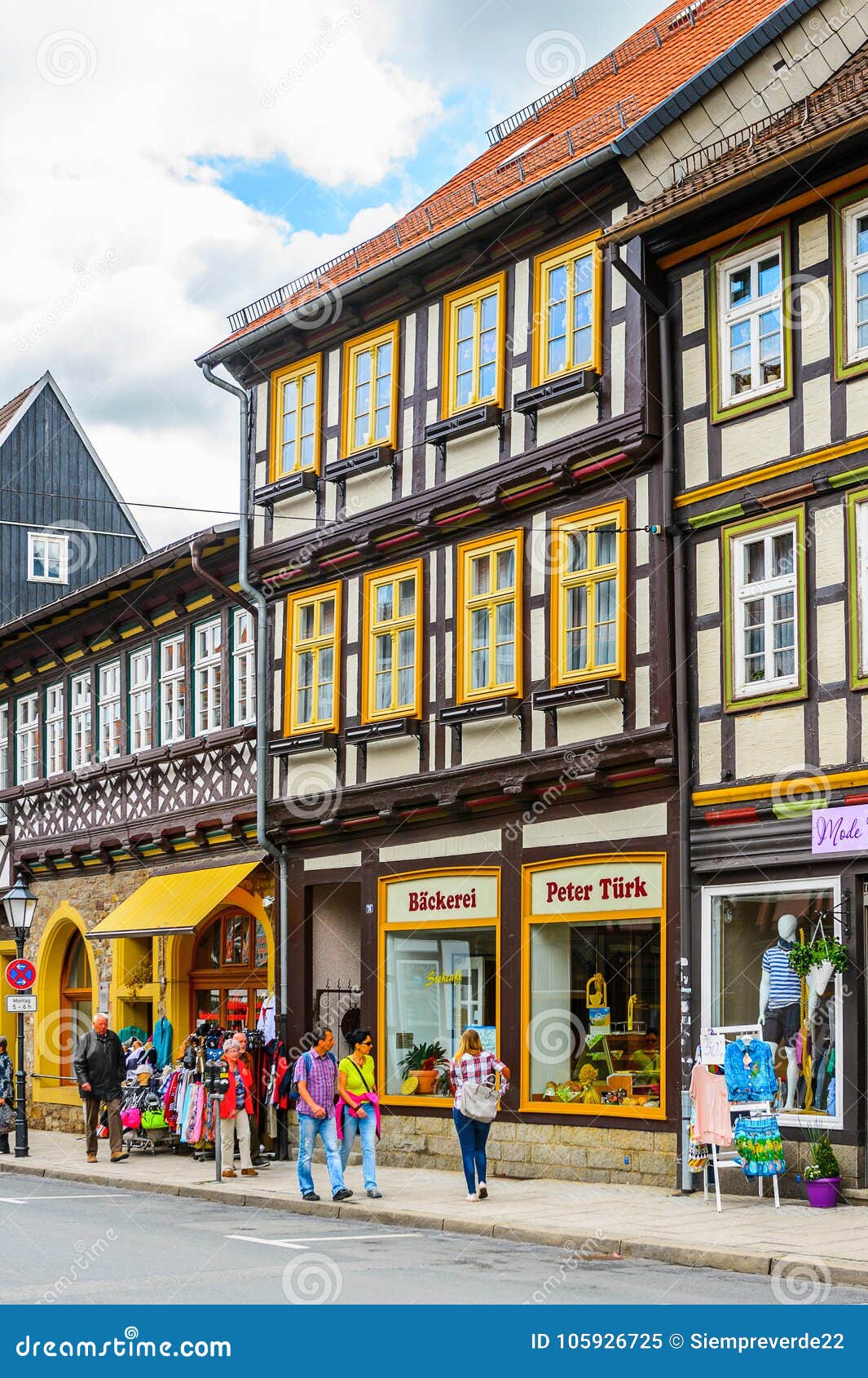 Architecture in Wernigerode, Germany Editorial Image - Image of ...