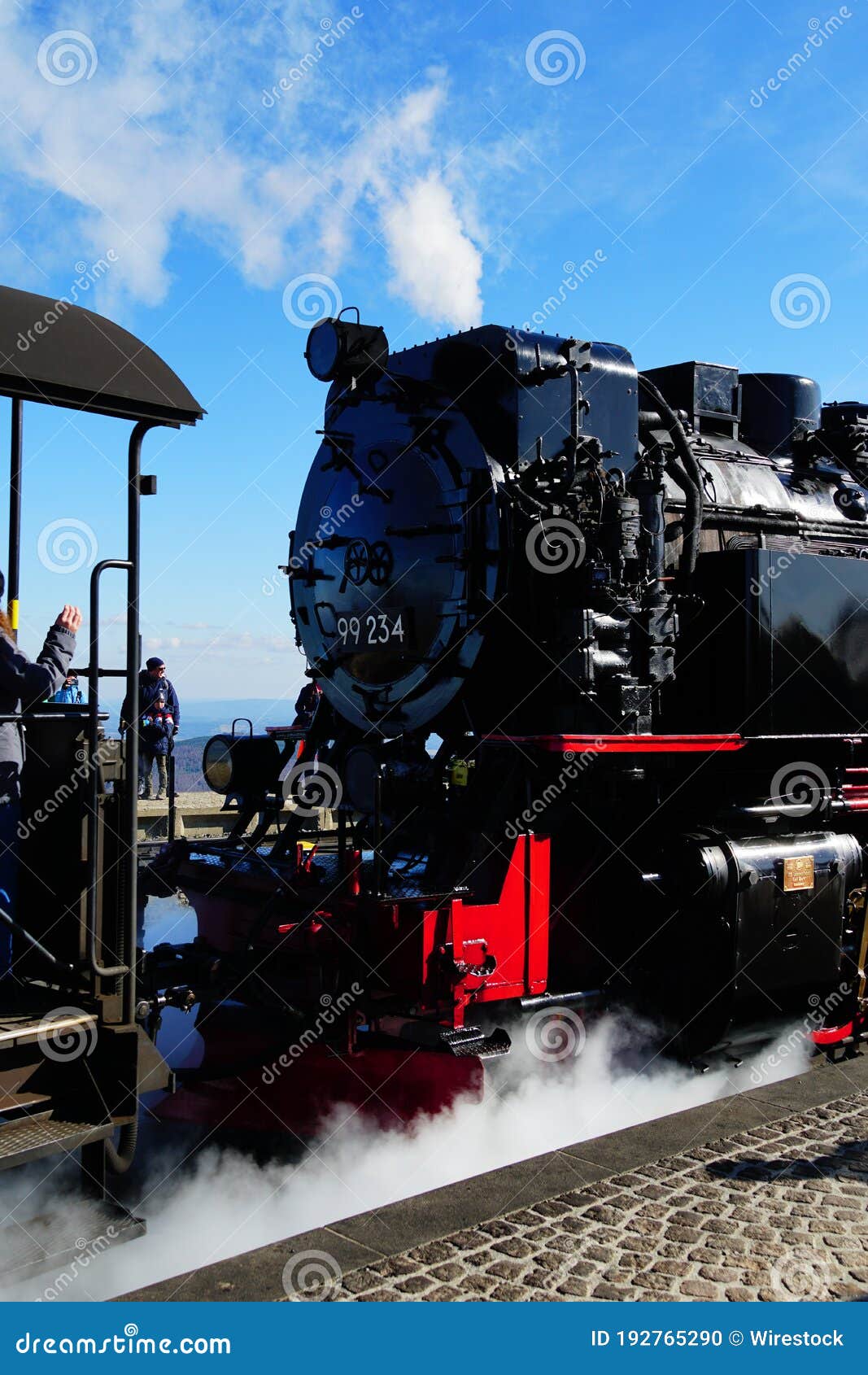 WERNIGERODE, GERMANY - Oct 17, 2019: Steam Locomotive of the Harz Train ...