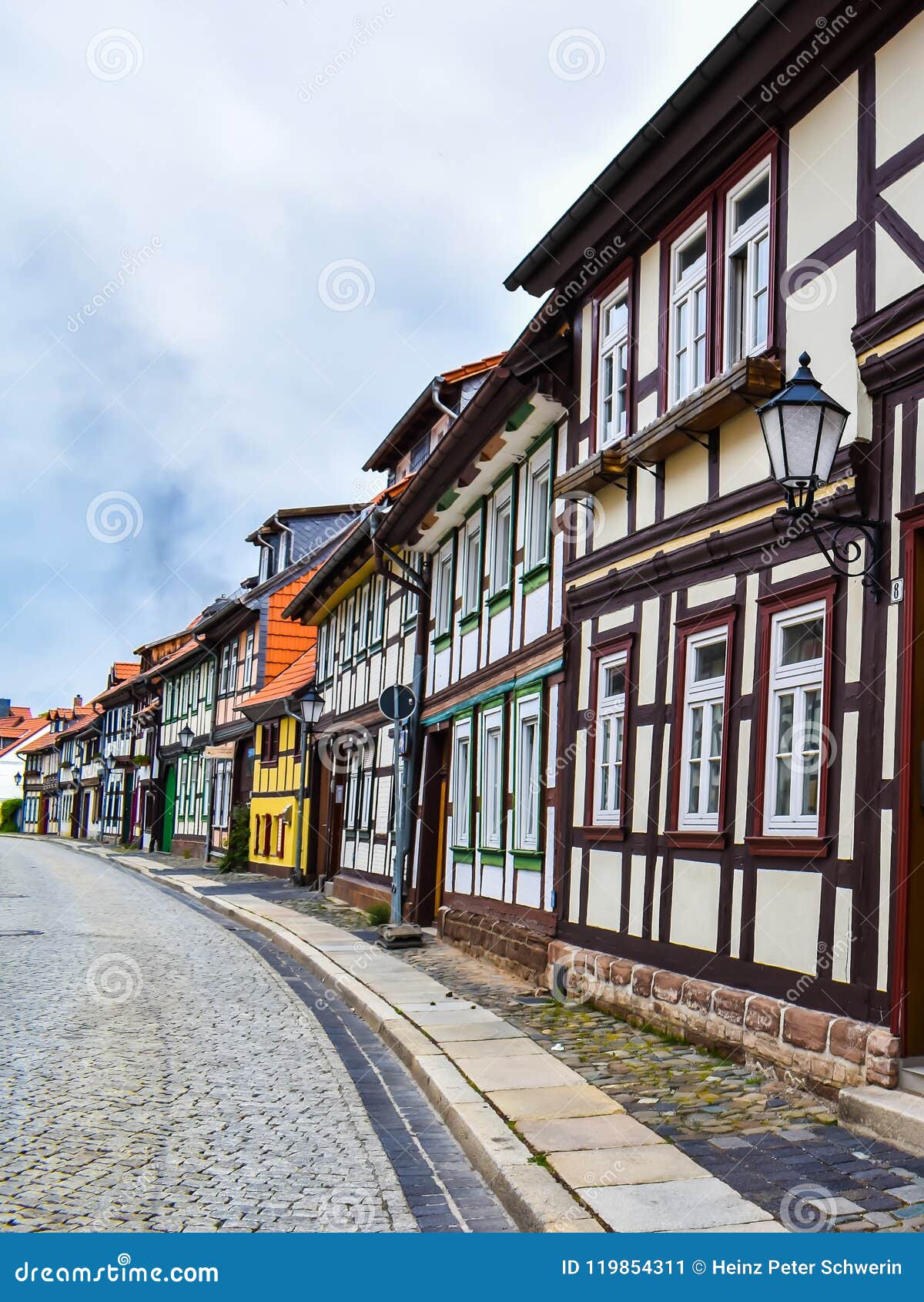 Wernigerode in the Harz stock image. Image of tower - 119854311