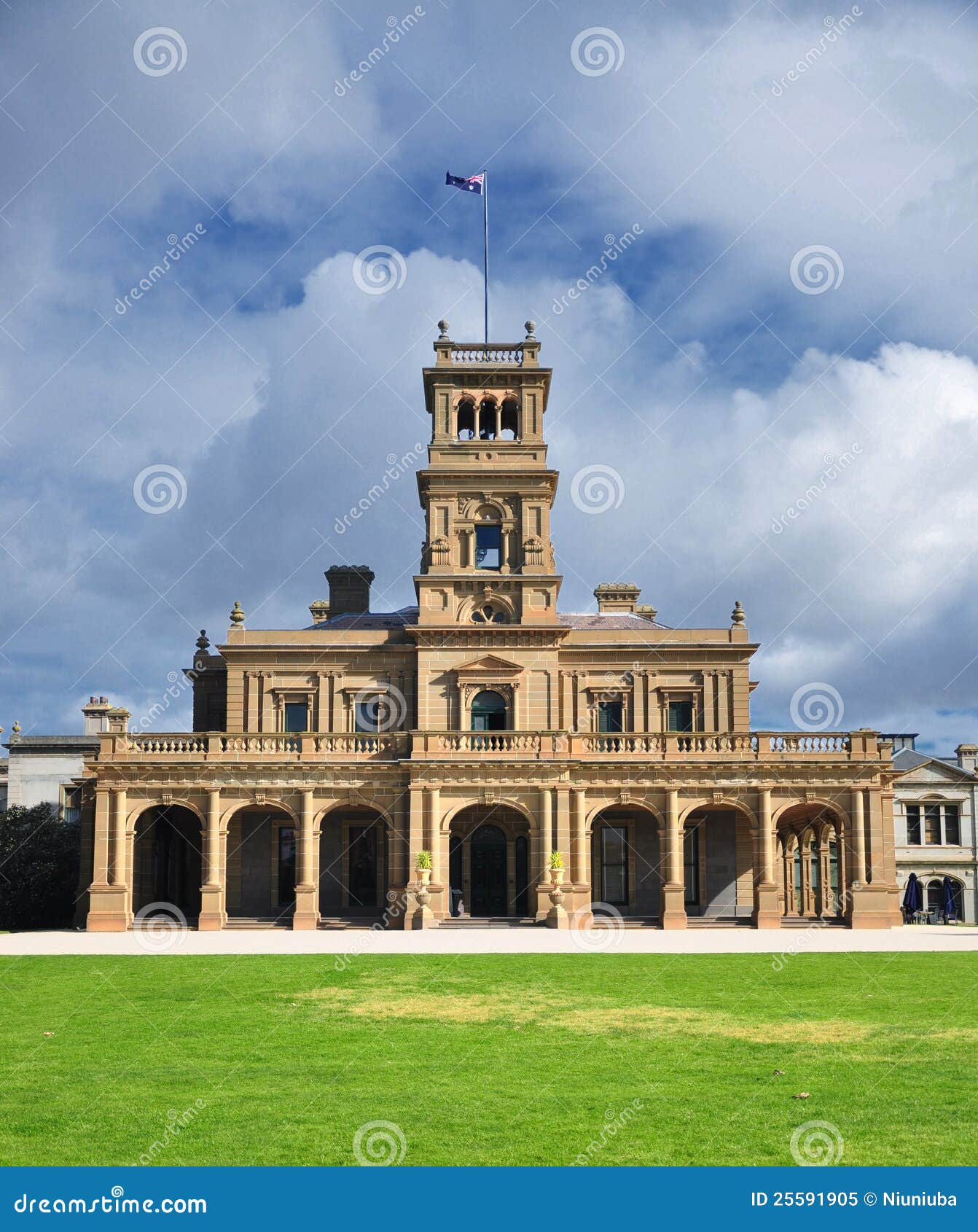Werribee mansion stock image. Image of nature, lookout - 25591905