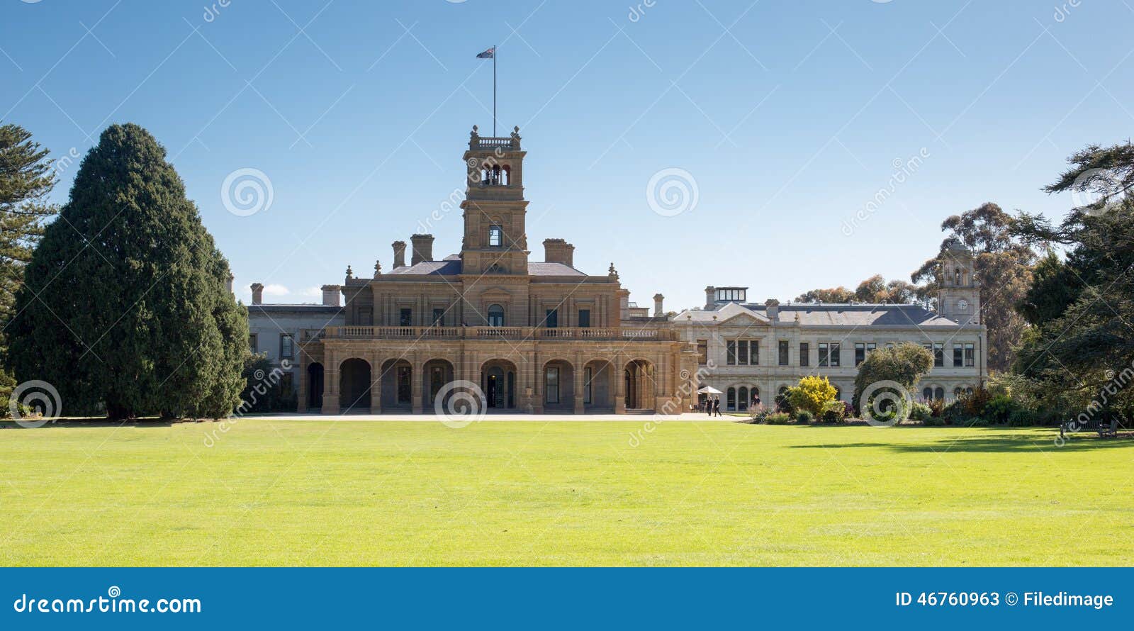 Werribee Mansion Gardens stock image. Image of tourism - 46760963