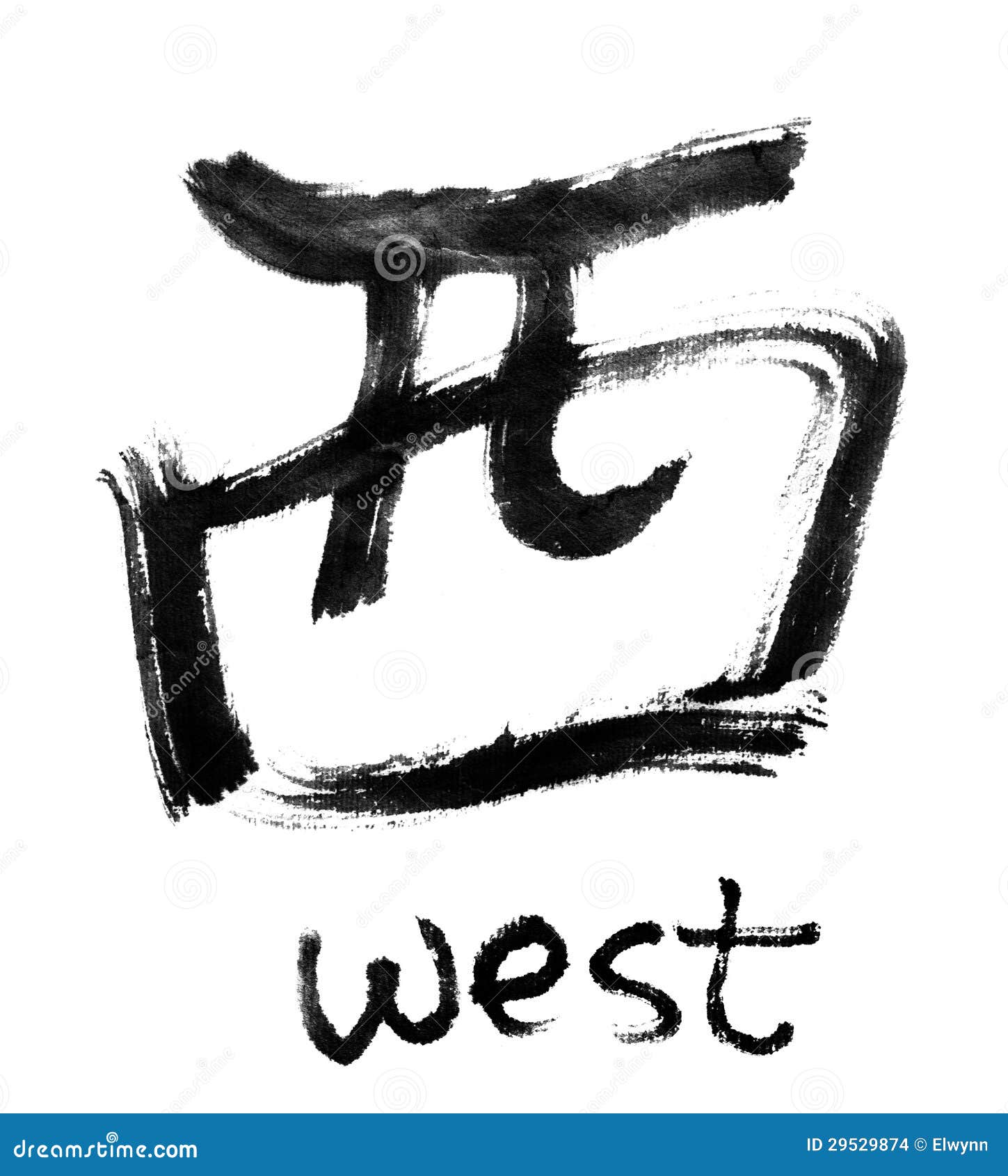 West stock illustration. Illustration of shape, antique - 29529874