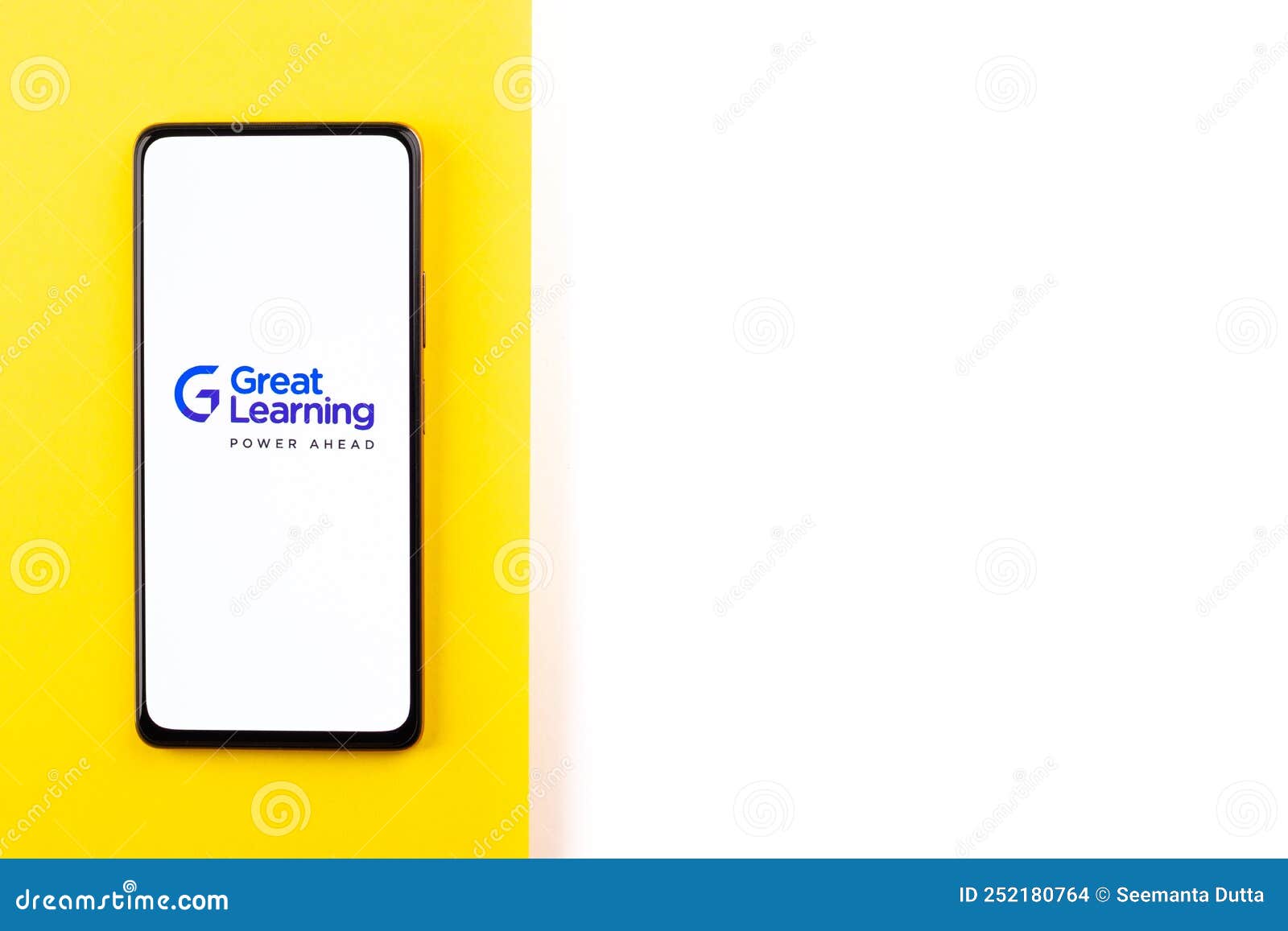 West Bangal, India - January 7, 2022 : Great Learning Logo on Phone ...