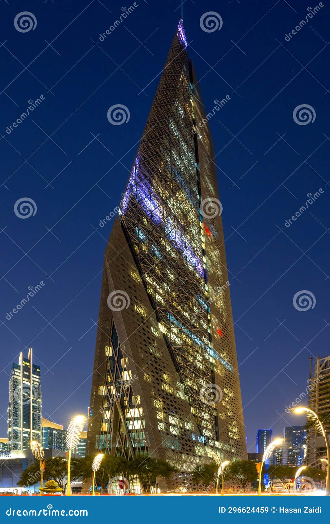 West Bay Tower Building Corniche Doha Editorial Stock Image - Image of ...