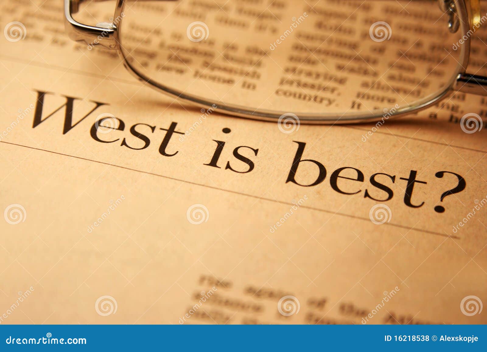West is best stock photo. Image of graphic, production - 16218538