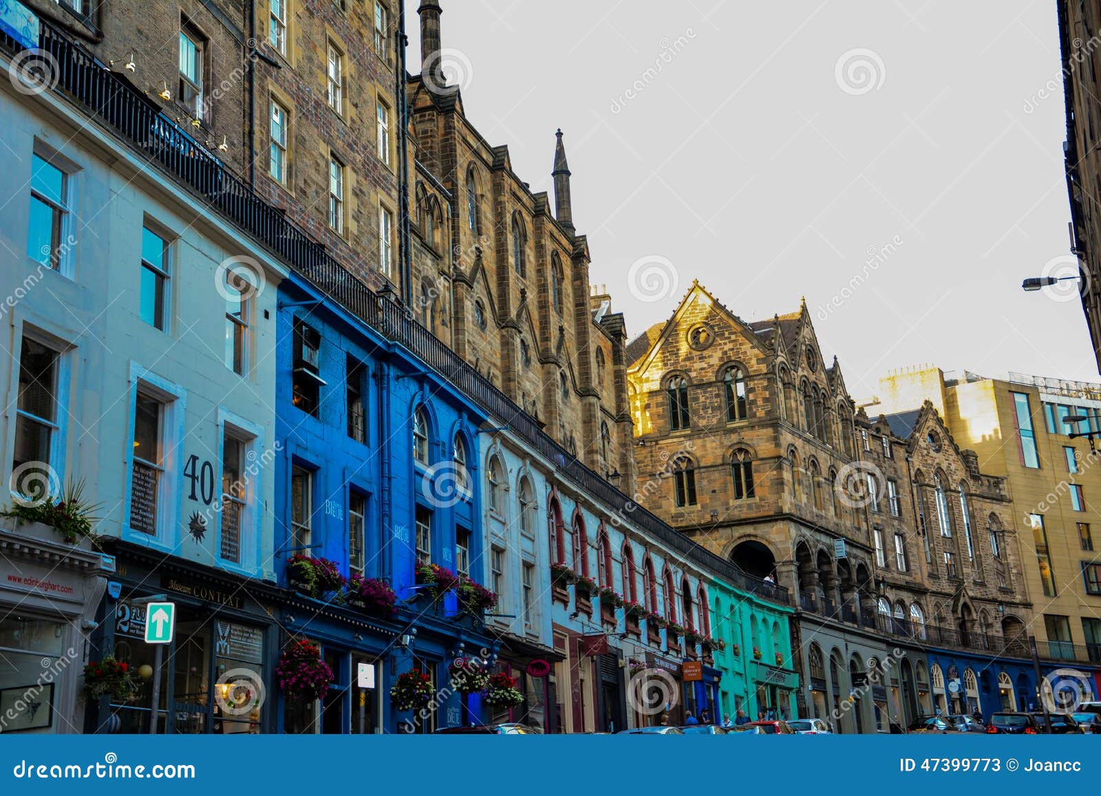 West bow street, Edinburgh editorial stock photo. Image of largest ...