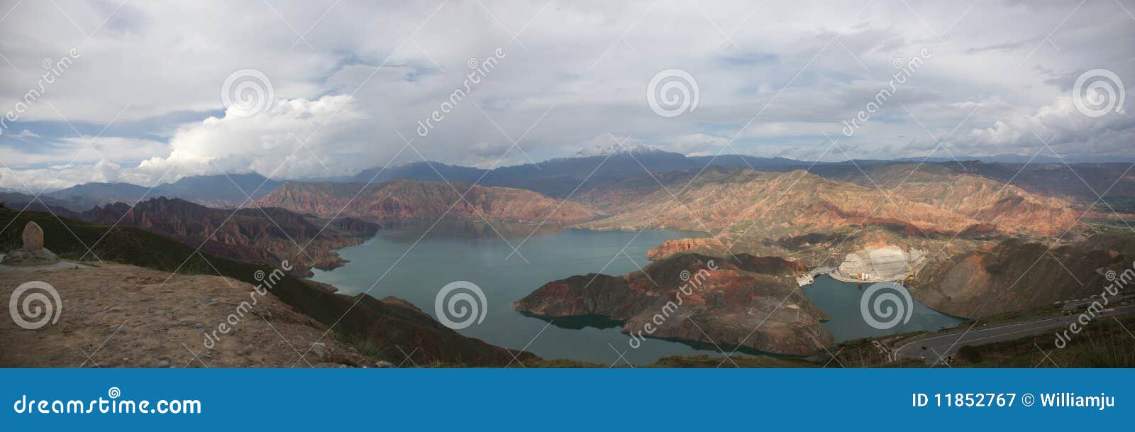 West China Landscape Panorama Stock Image - Image of national, geologic ...