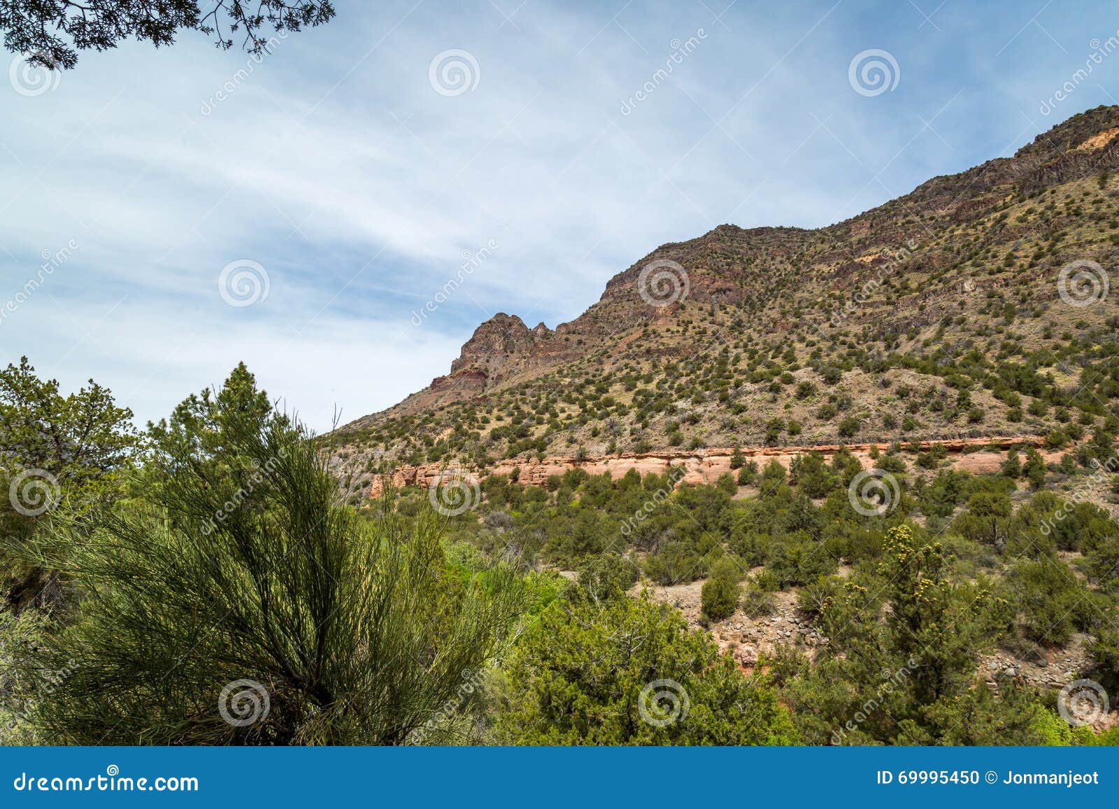 West Clear Creek Arizona in Spring. Stock Photo - Image of river ...