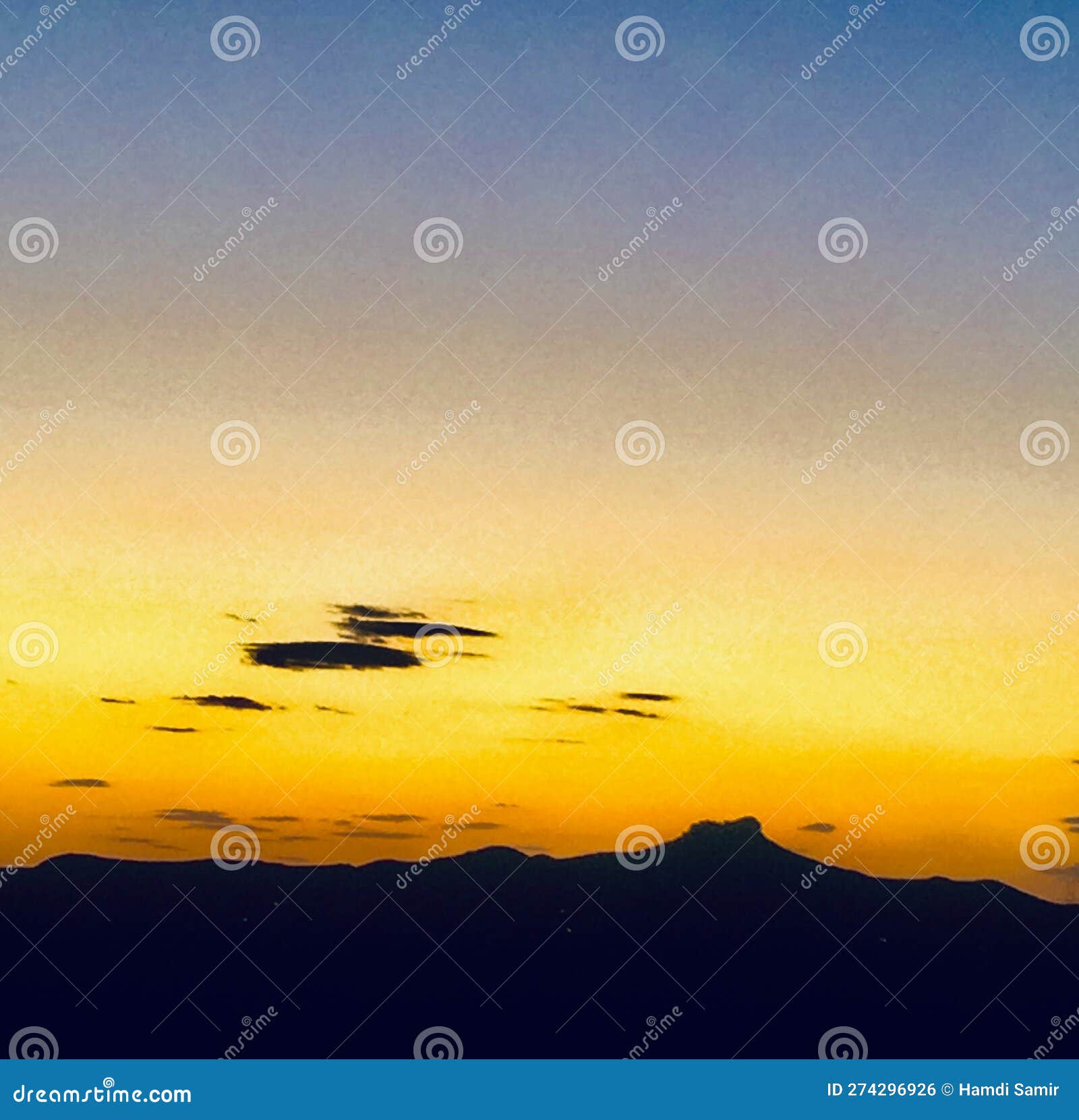 Sunset behind mountain stock photo. Image of west, minutes - 274296926