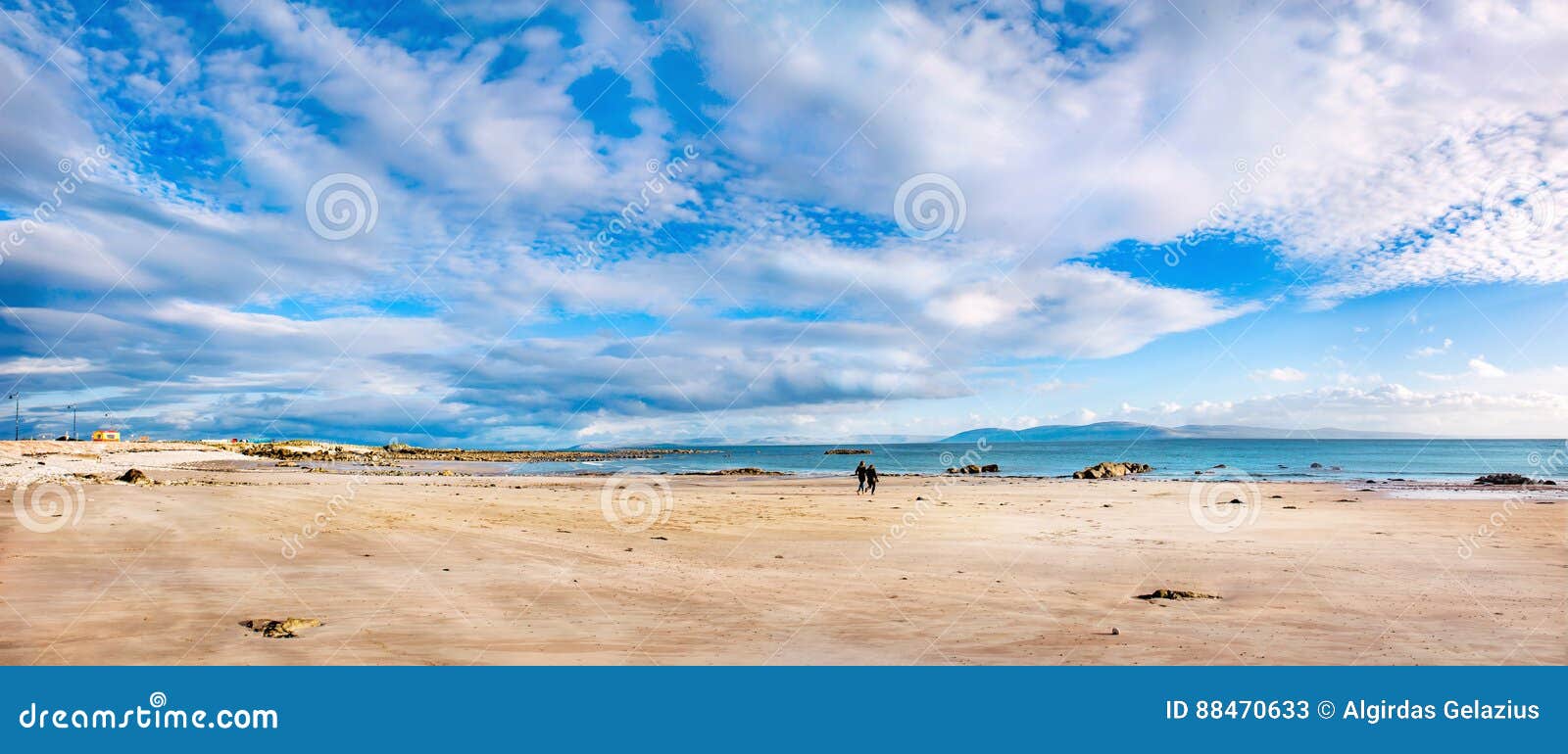 West Coast of Ireland on Sunny Spring Day Stock Image - Image of rocks ...