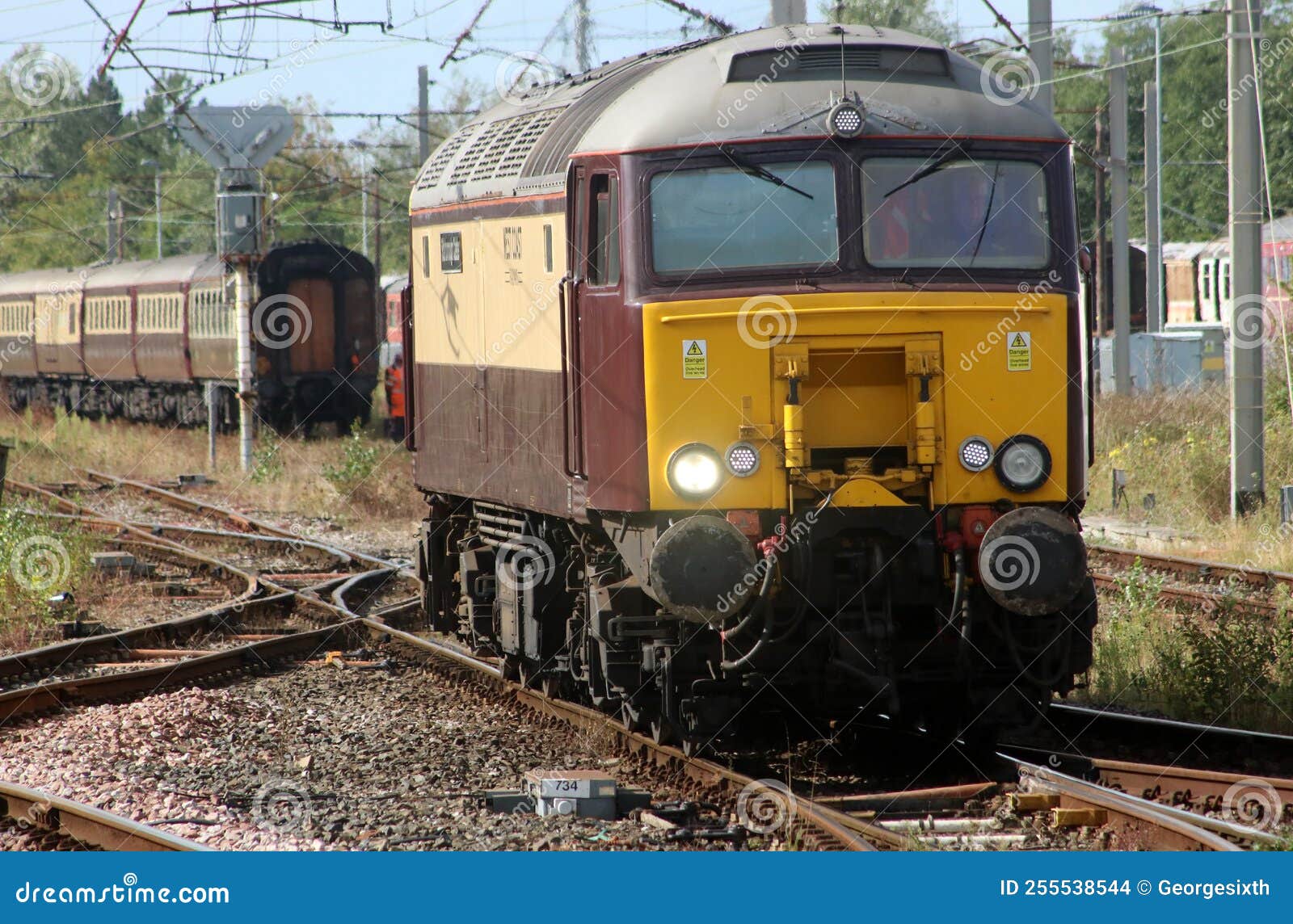 West Coast Railways Class 57 Scarborough Castle Editorial Stock Image ...
