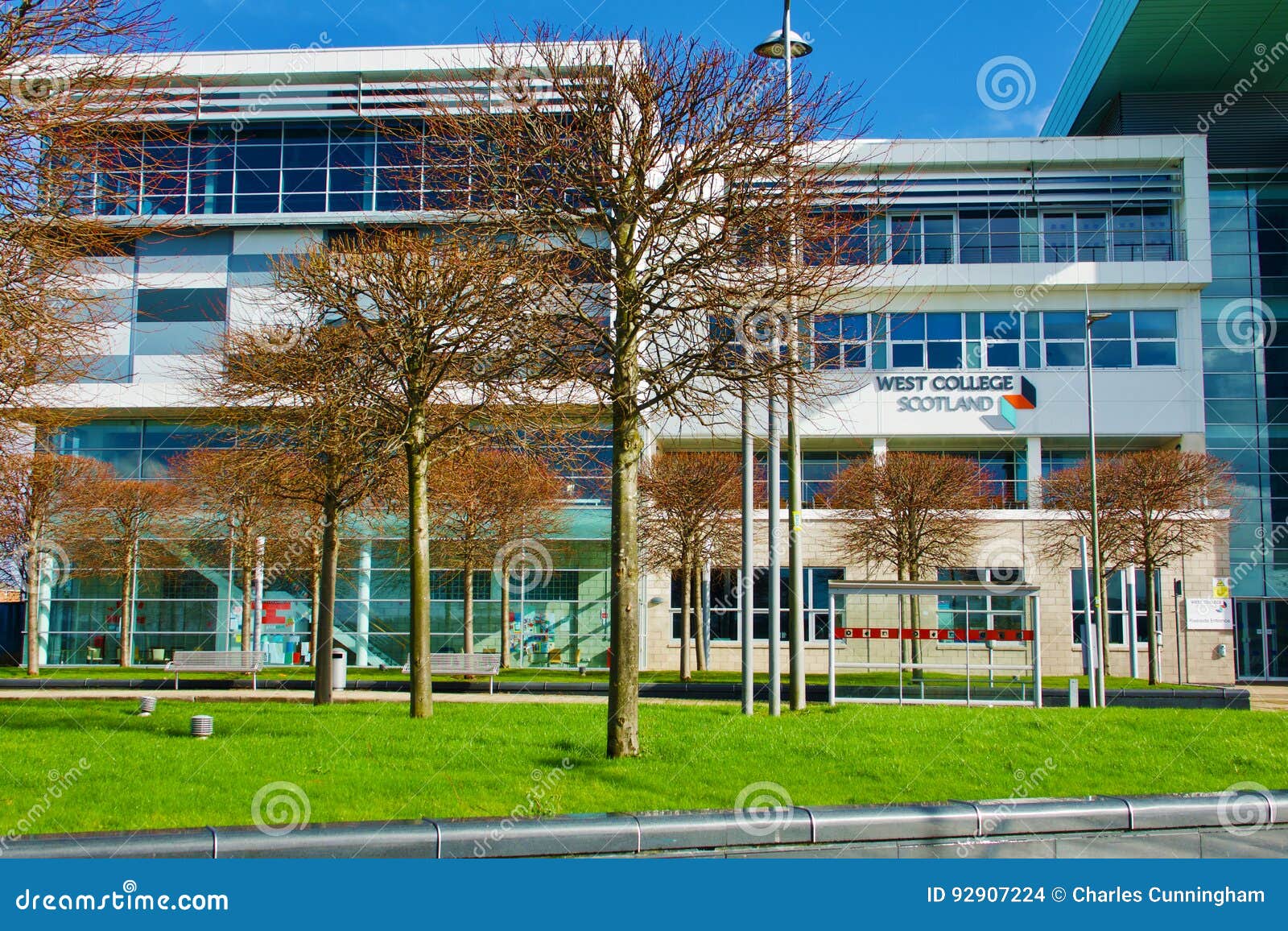 West College Scotland in Clydebank Editorial Stock Image - Image of ...
