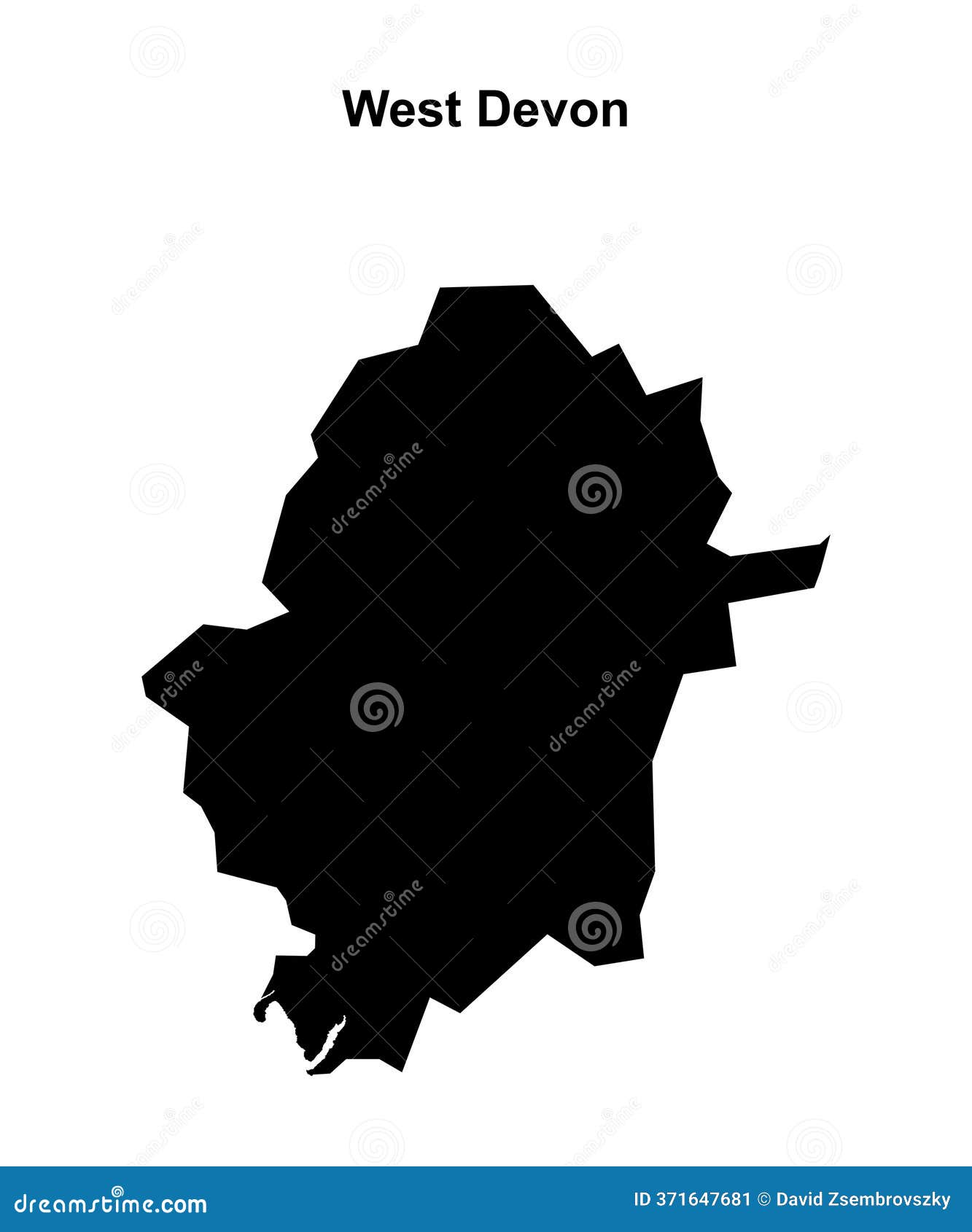 Devon Outline Map Cartoon Vector | CartoonDealer.com #360361825