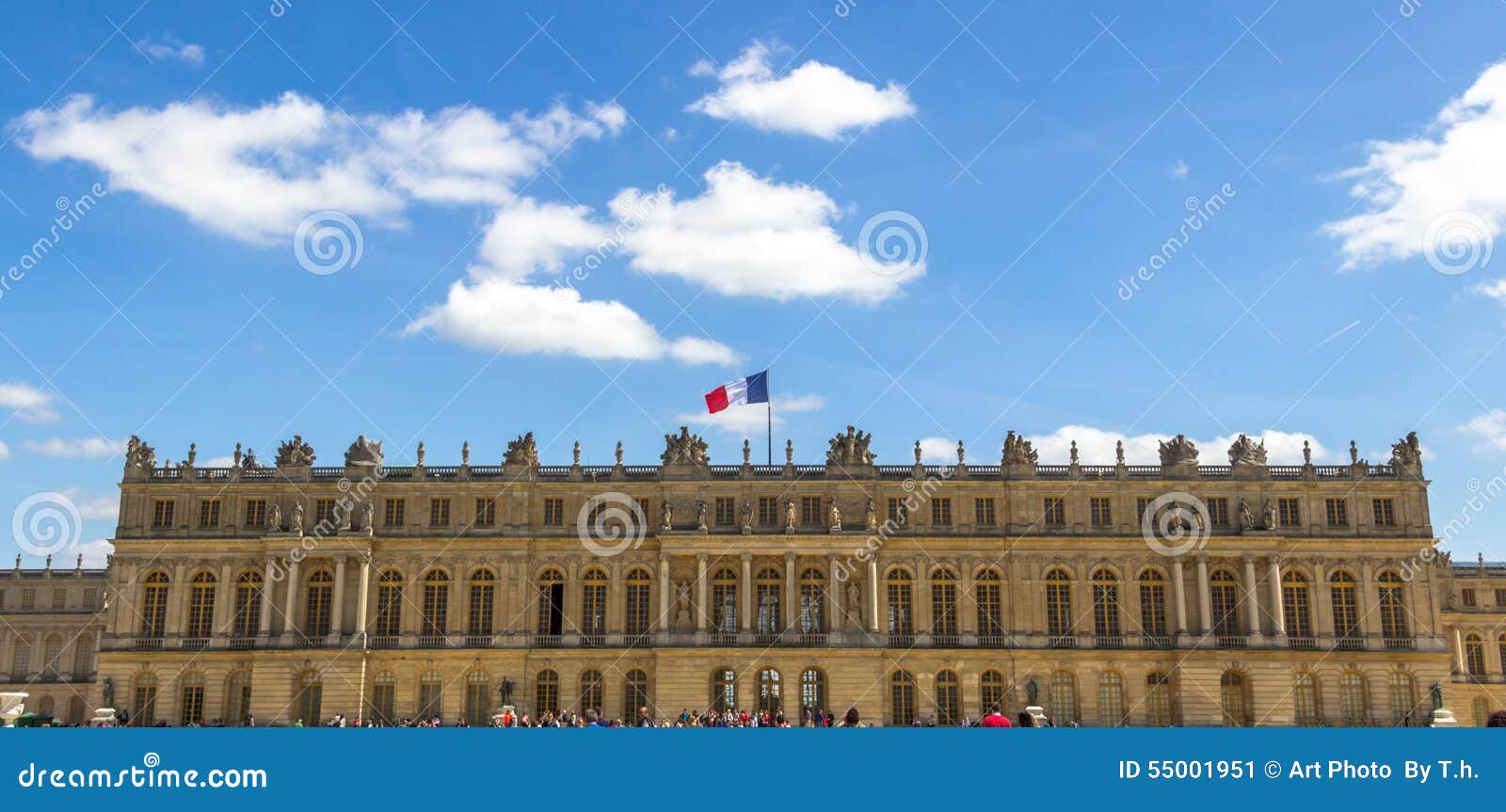 West Front, Versailles Palace, France Editorial Photo - Image of france ...