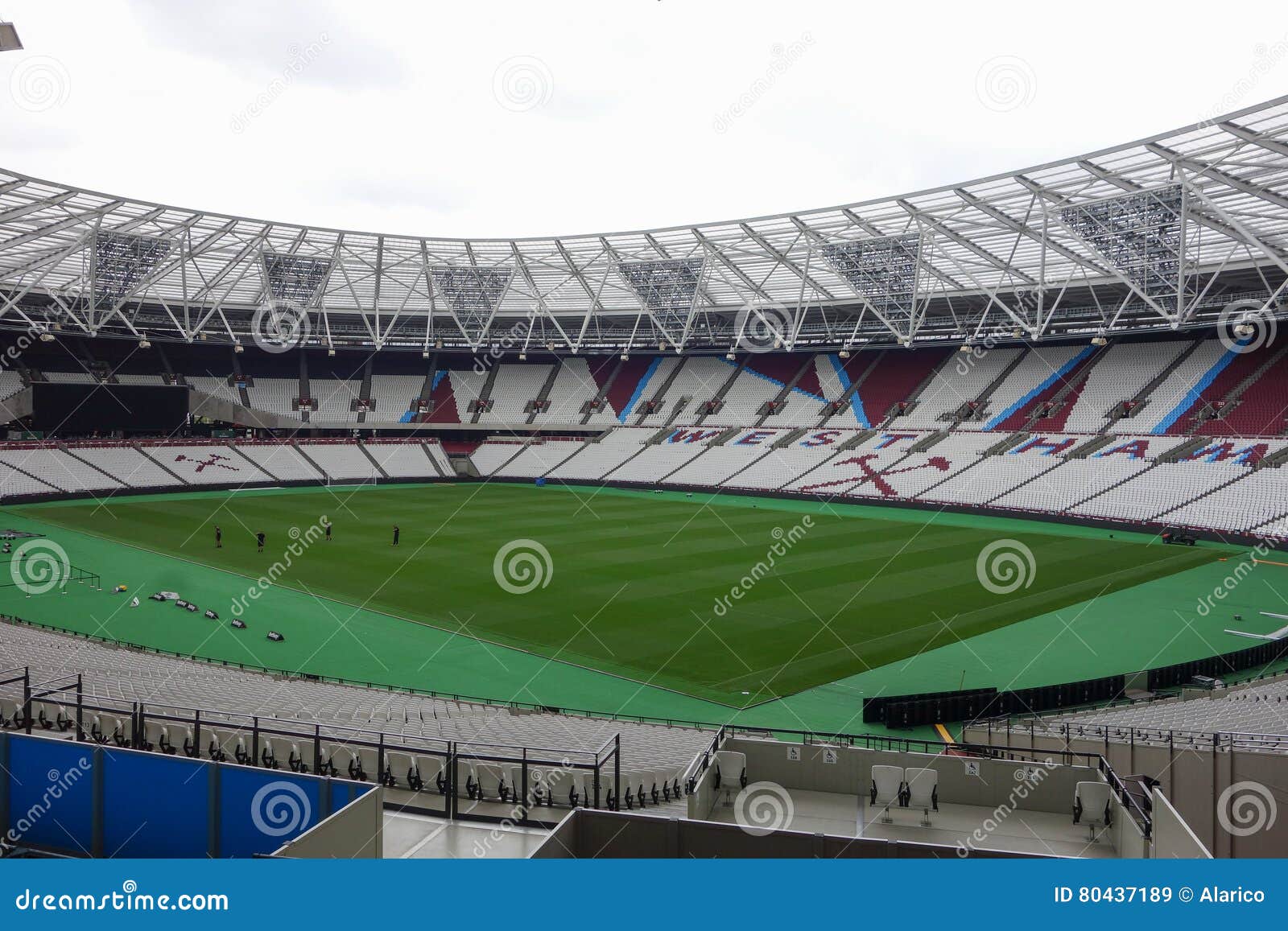 West Ham stadium in London editorial stock image. Image of editorial ...