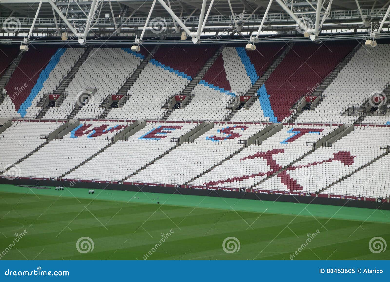 West Ham stadium in London editorial image. Image of cityscape - 80453605