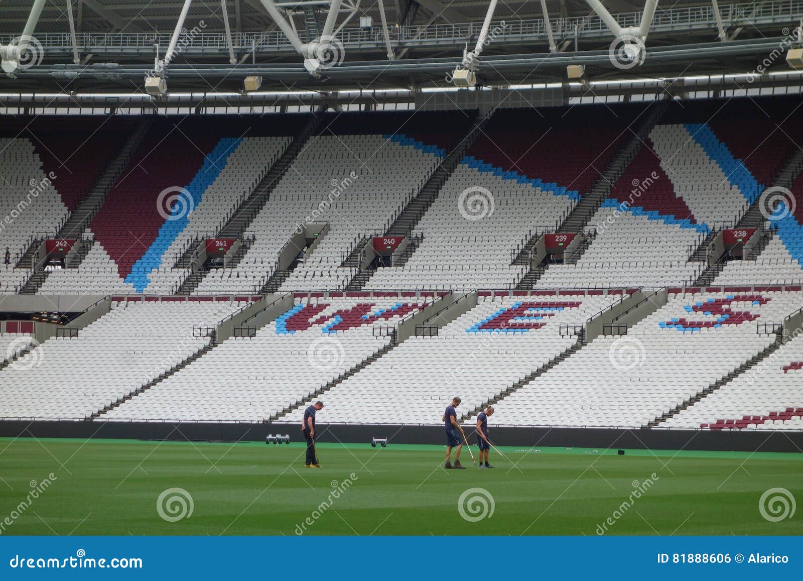West Ham stadium in London editorial photo. Image of united - 81888606