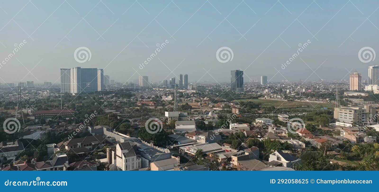 WEST JAKARTA VIEWS stock image. Image of city, lanscape - 292058625