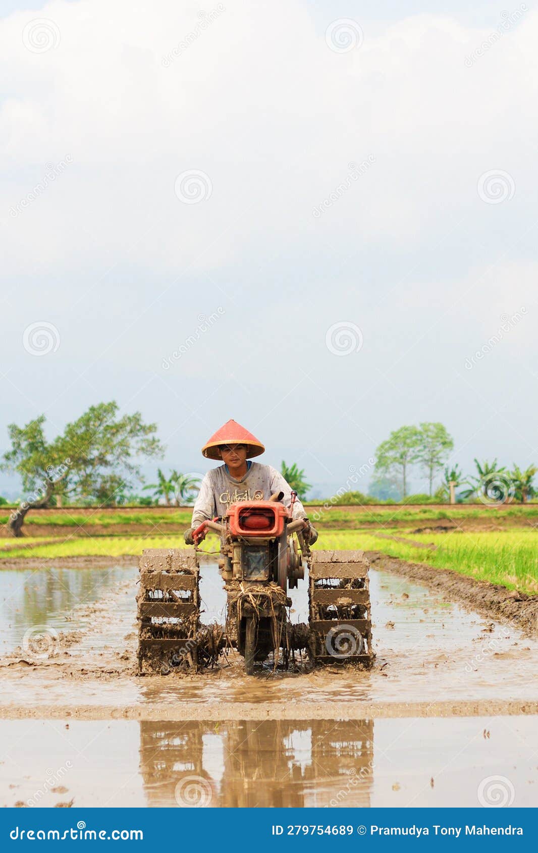 West Java, Indonesia Male Farmer Cultivating the Land Editorial Stock Image - Image of land ...