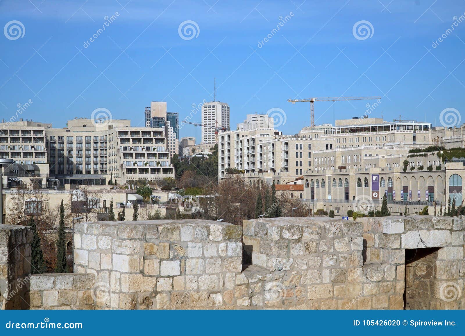Jerusalem Skyline Royalty-Free Stock Photography | CartoonDealer.com ...