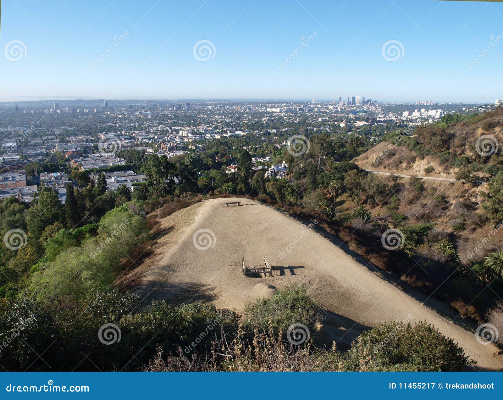 West LA View stock image. Image of sunrise, hollywood - 11455217