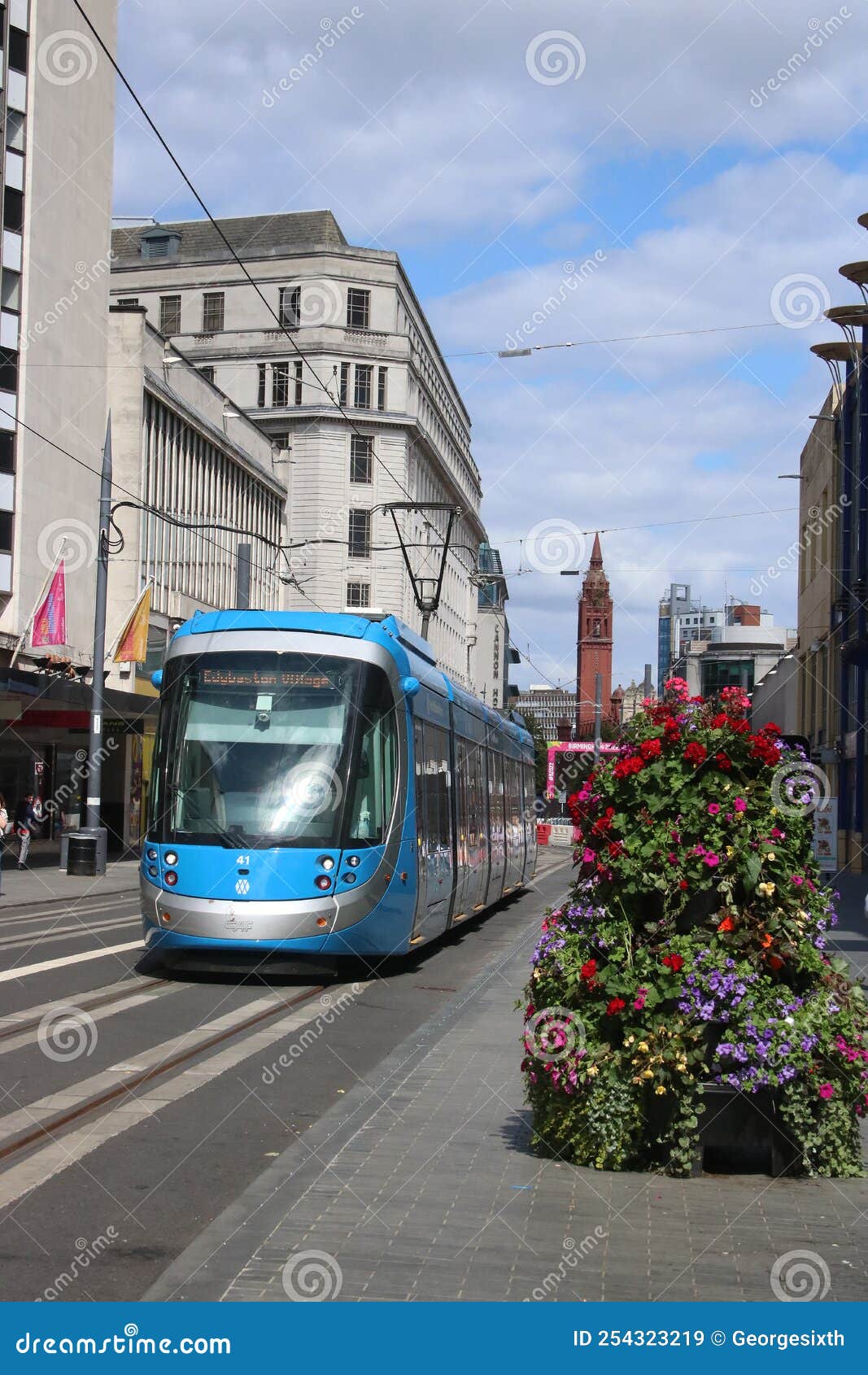 West Midlands Metro CAF Urbos 3 Tram, Birmingham Editorial Stock Image ...