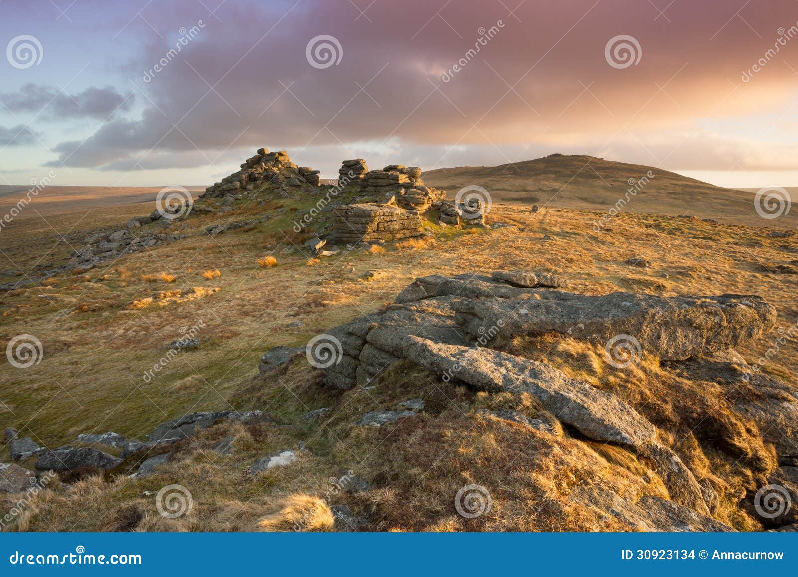 West Mill Tor stock photo. Image of national, vista, tors - 30923134