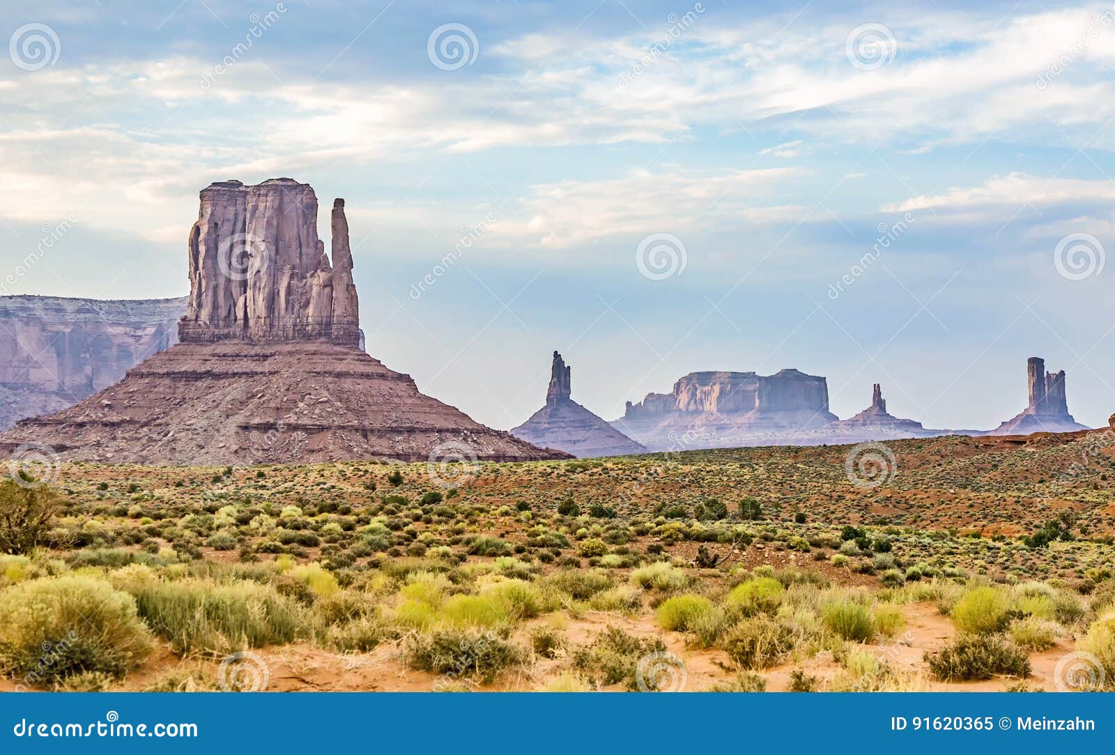 West Mittens Butte in Monument Valley Stock Image - Image of butte ...