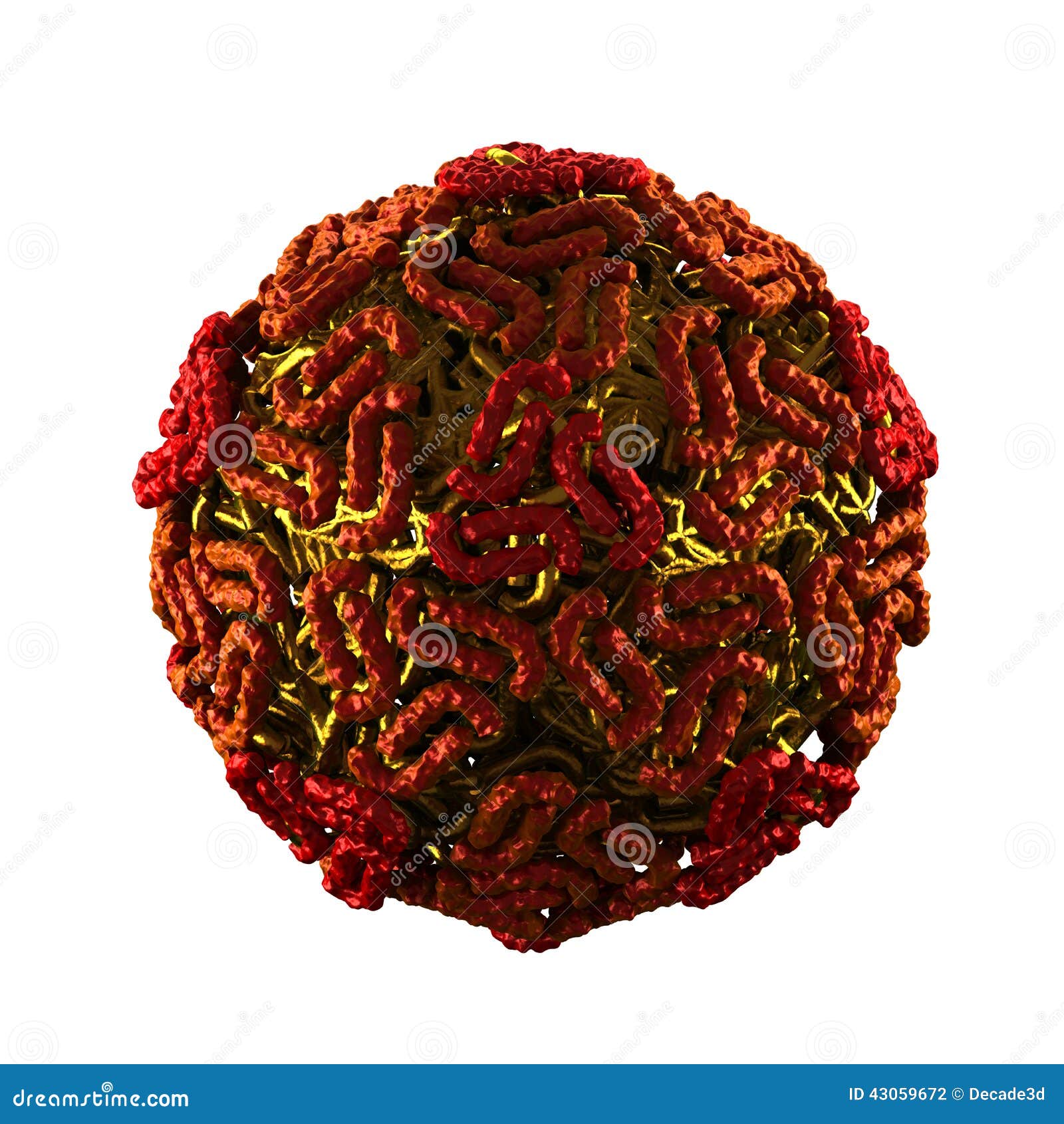 West Nile Virus - Isolated On White Stock Photo - Image: 43059672