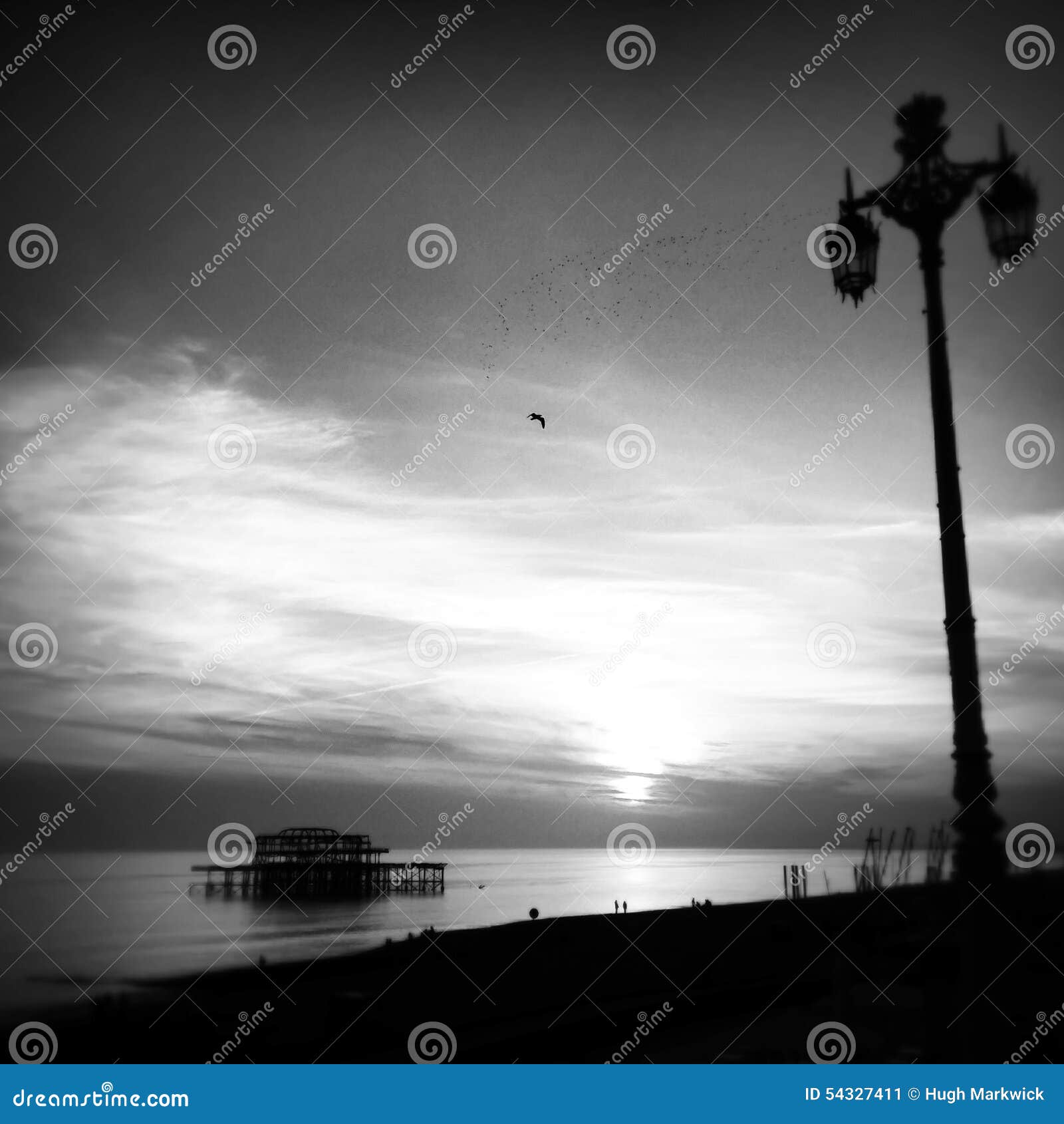 West Pier, Brighton, England Stock Image - Image of brighton, beach ...