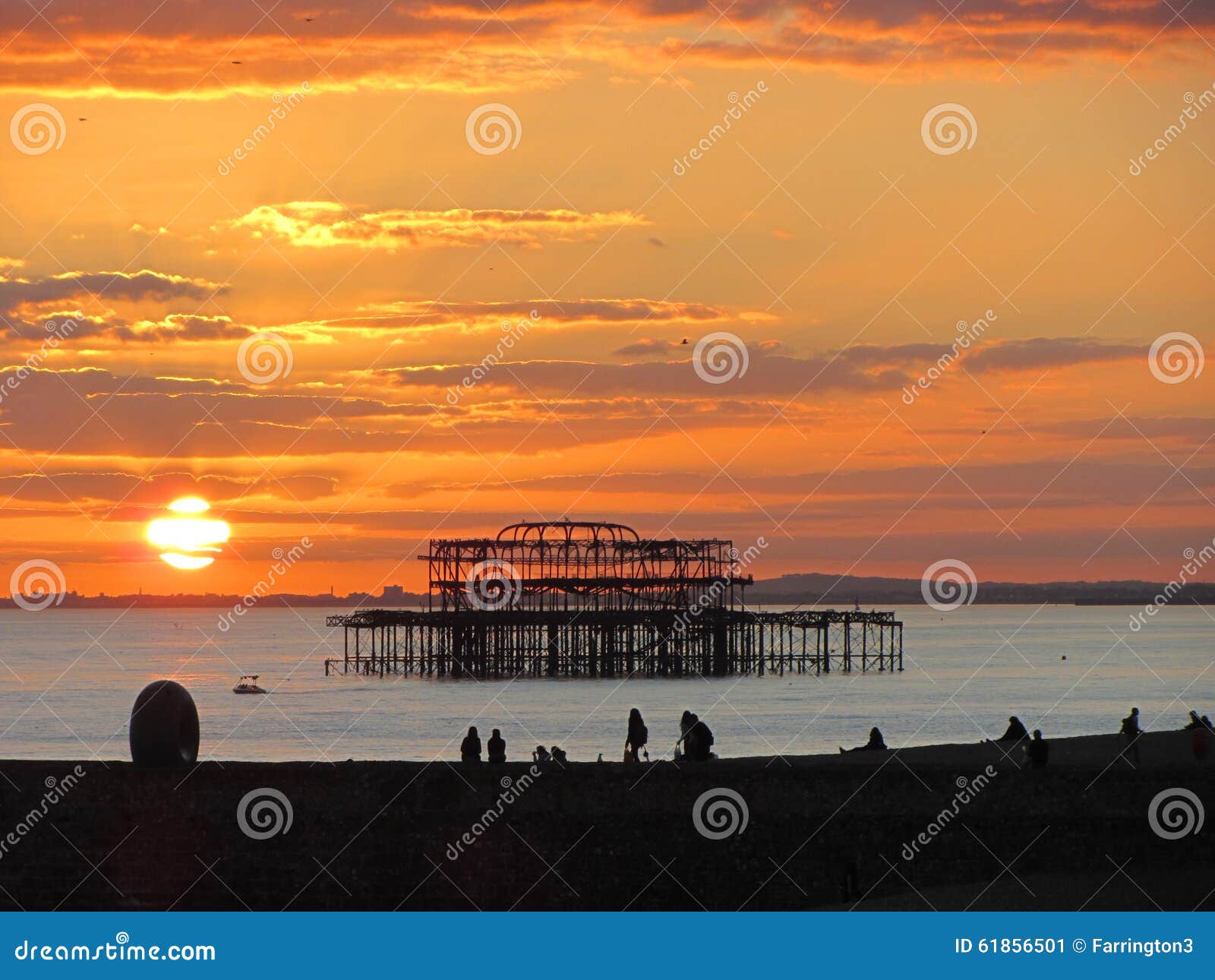 The West Pier, Brighton, England Stock Image - Image of brighton ...