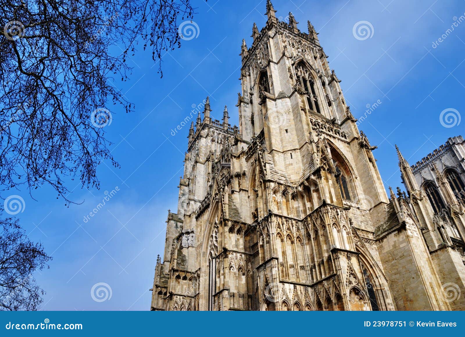 West Tower York Minster Cathedral Stock Image - Image of gothic ...