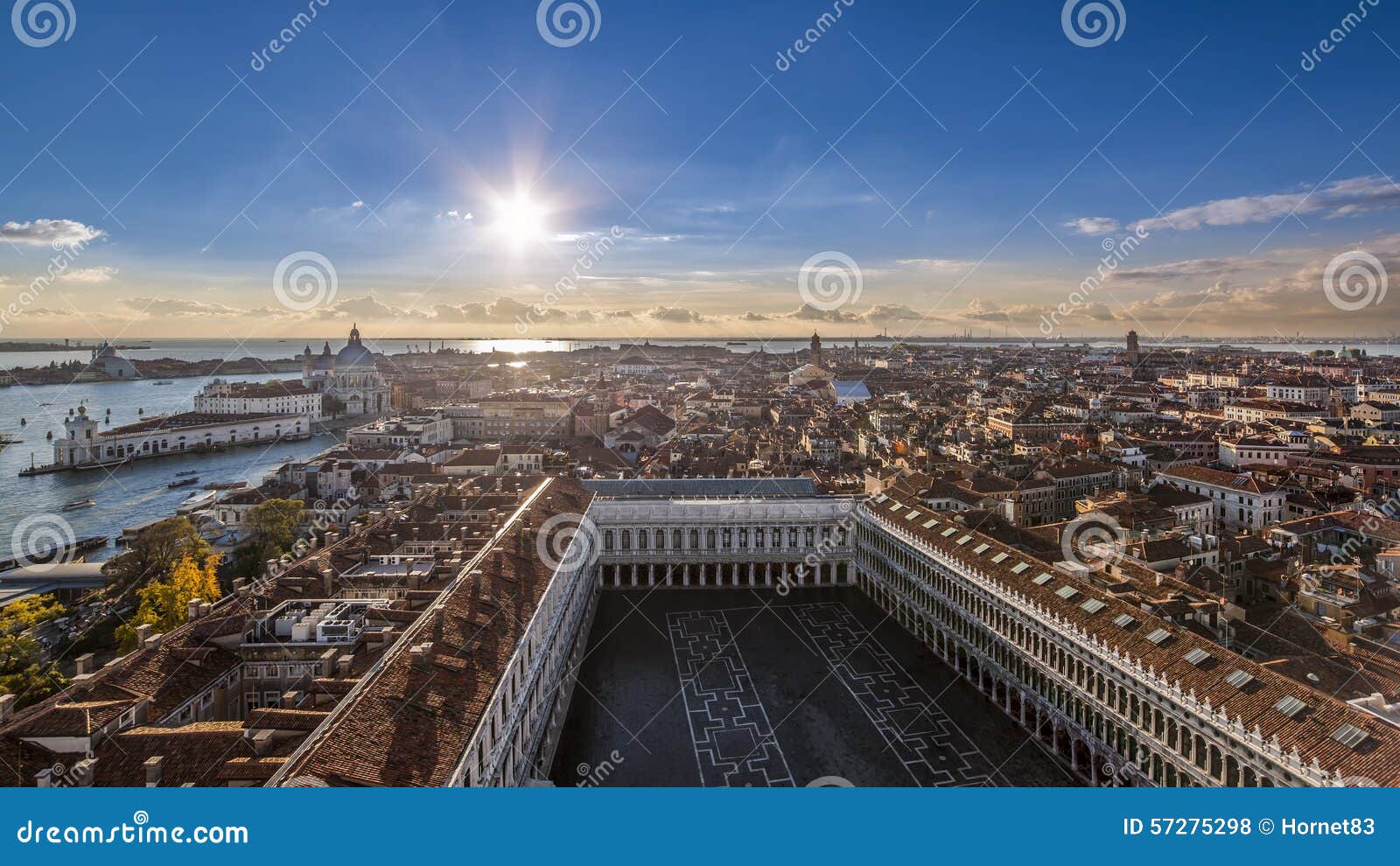 West View Inside the Bell Tower of St Mark Stock Photo - Image of ...
