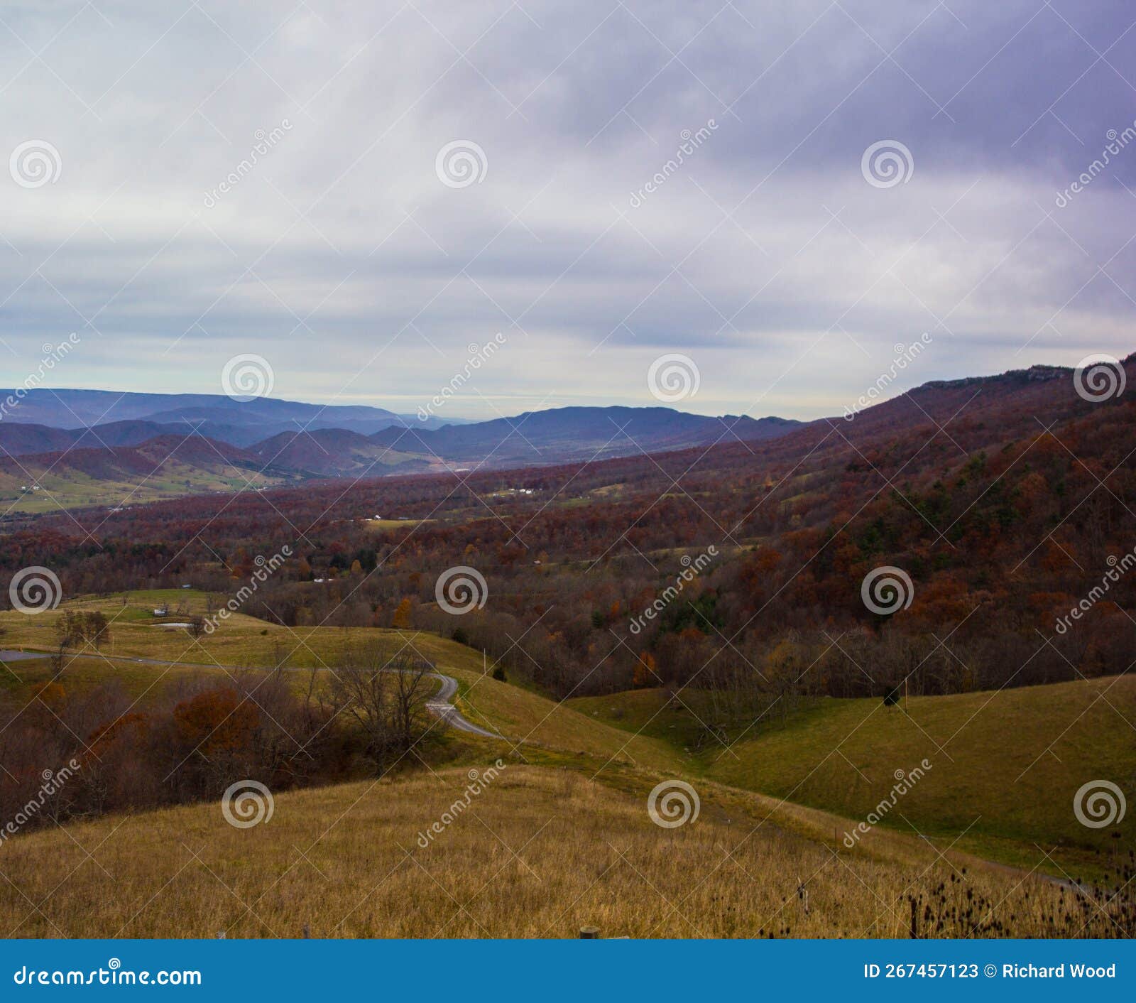 Germany Valley in Autumn, West Virginia Stock Image - Image of hills ...
