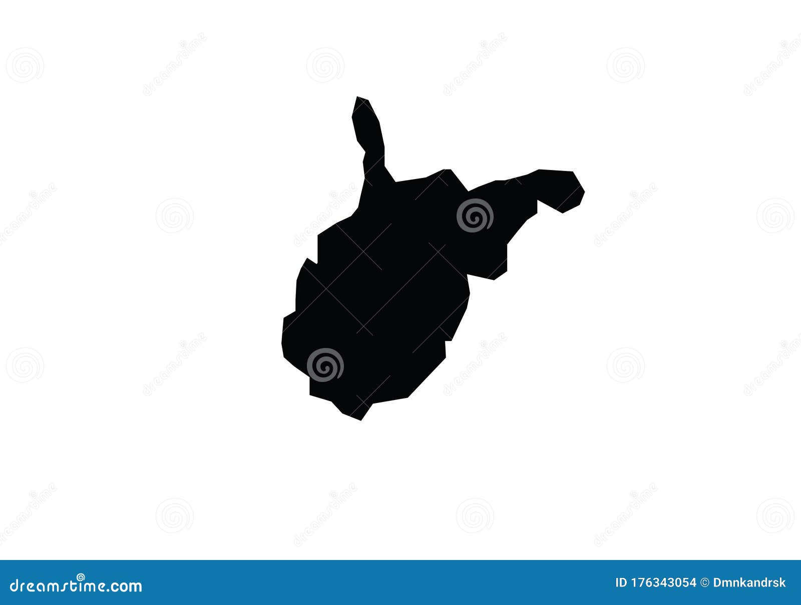 West Virginia Map State Shape America Borders Stock Vector ...