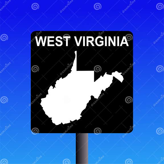 West Virginia sign stock vector. Illustration of west - 3444504