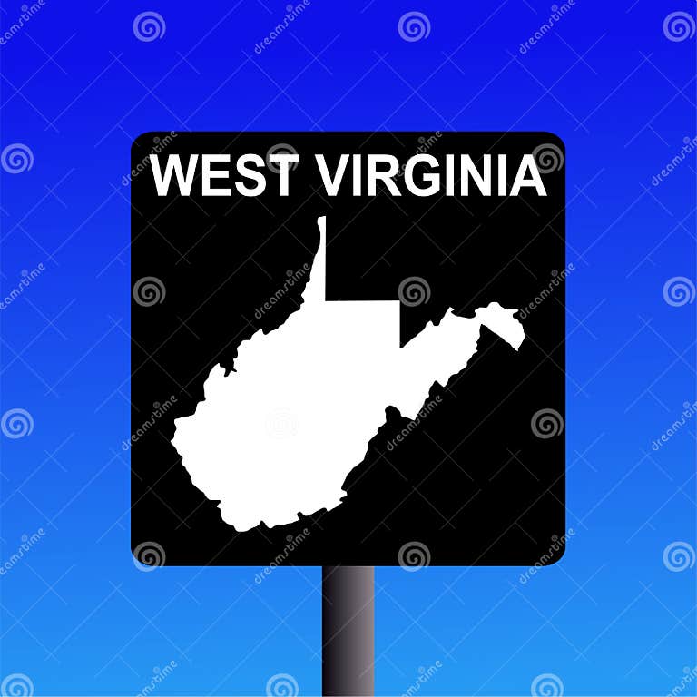 West Virginia sign stock vector. Illustration of west - 3444504