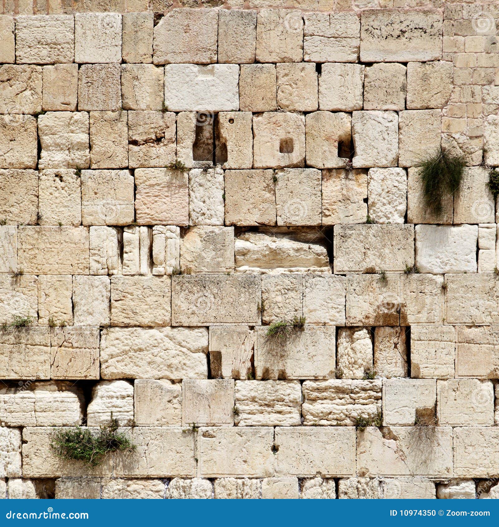 Westelijke muur stock foto. Image of rots, brandoffer - 10974350